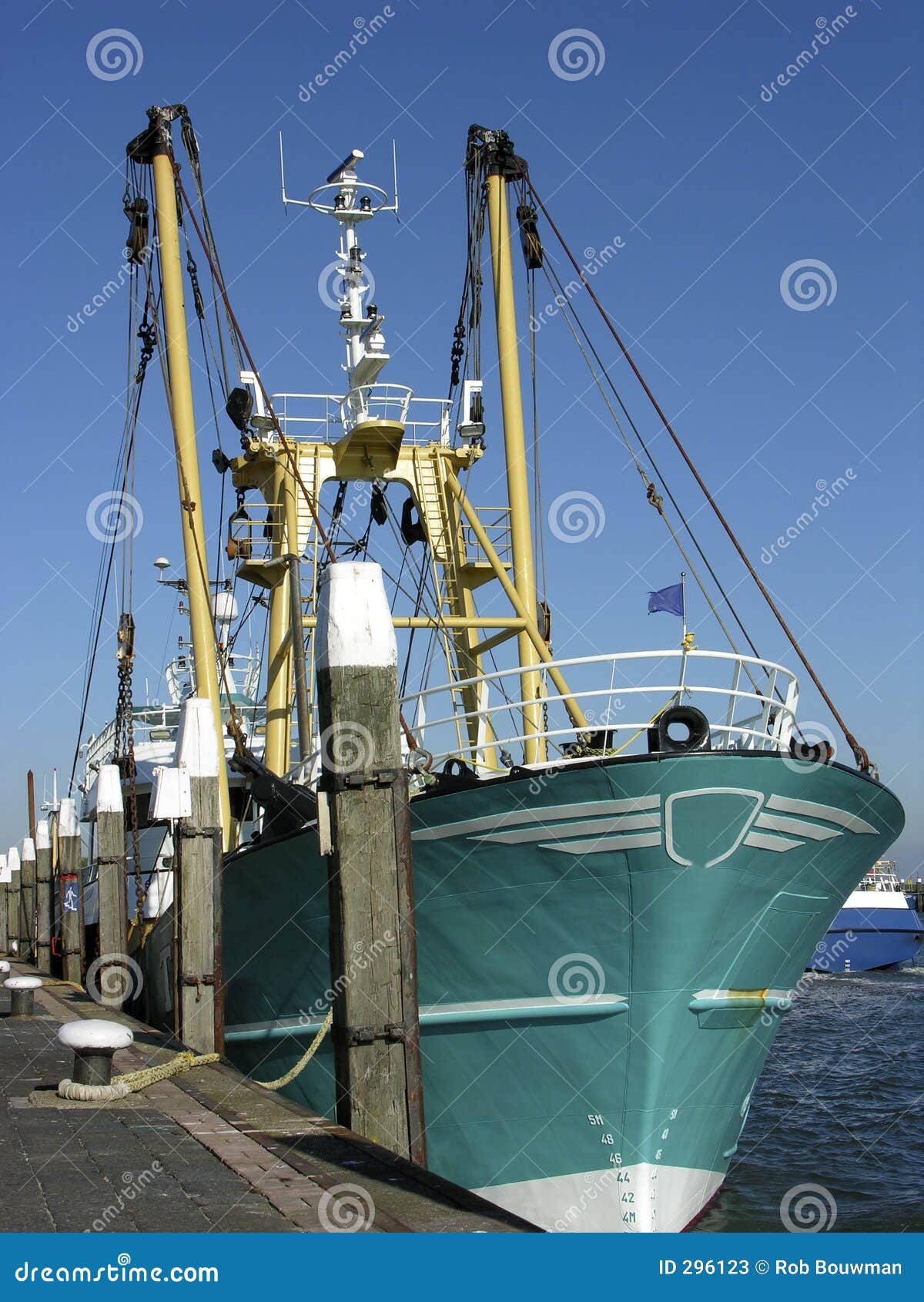 Trawler stock image. Image of fish, ship, holland, texel - 296123