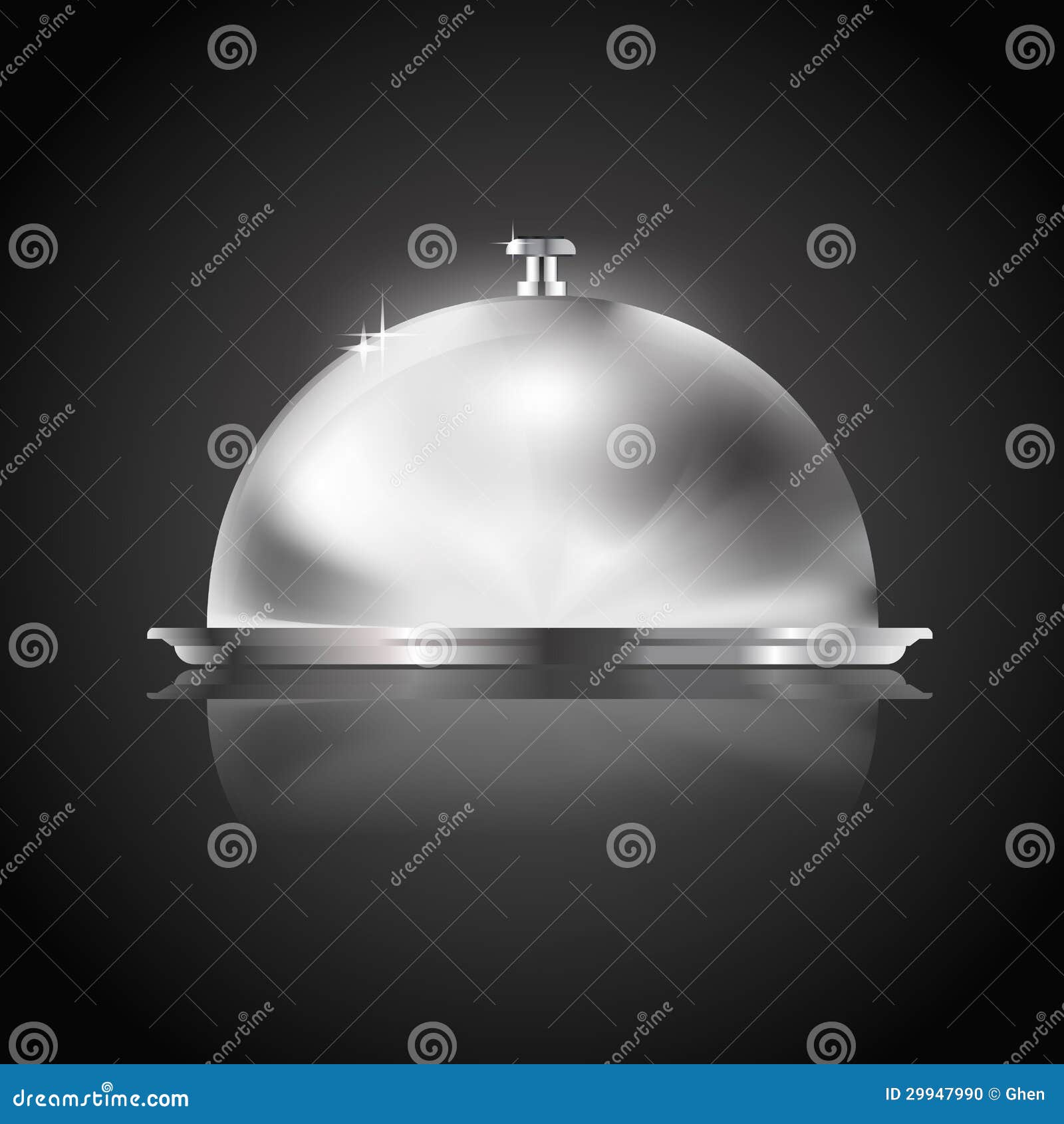 Tray as restaurant icon stock vector. Illustration of serving - 29947990