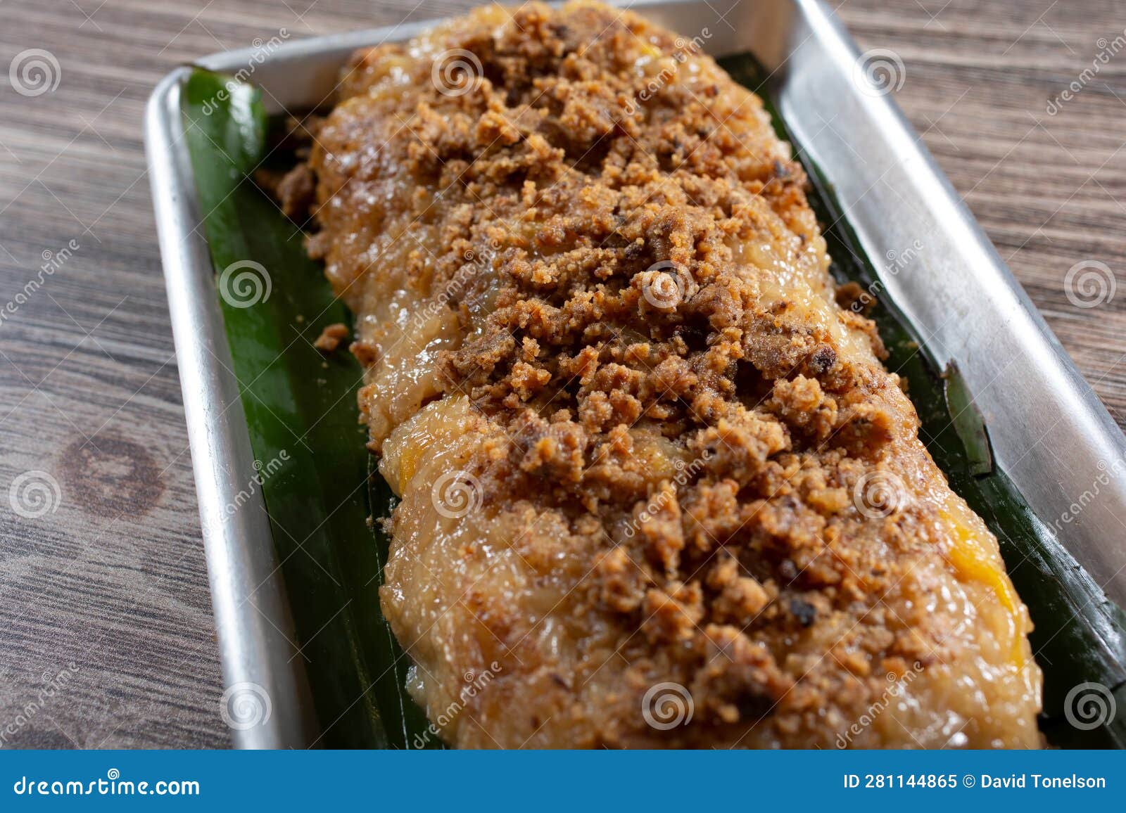 Tray of Biko, Filipino Food Stock Image - Image of table, retail: 281144865