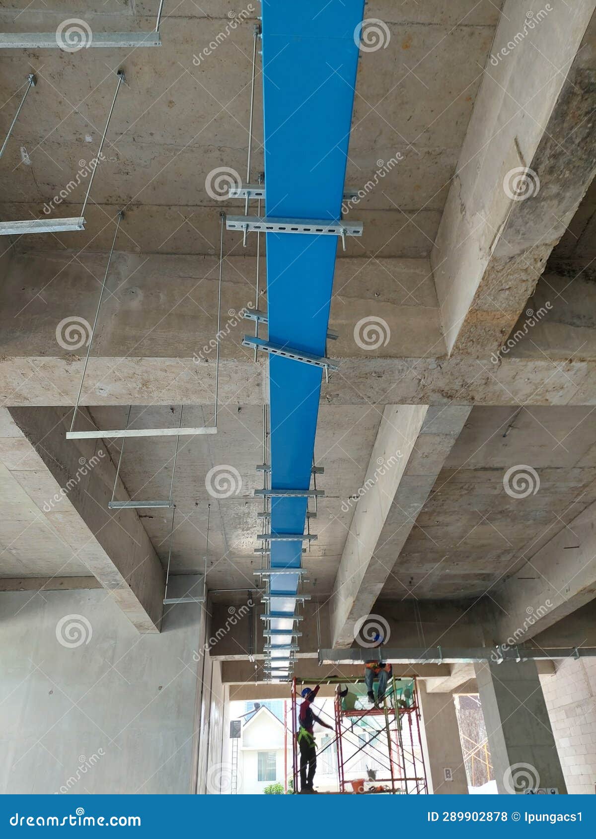 Tray Cabel Electrical Instalation Stock Photo - Image of electrical ...