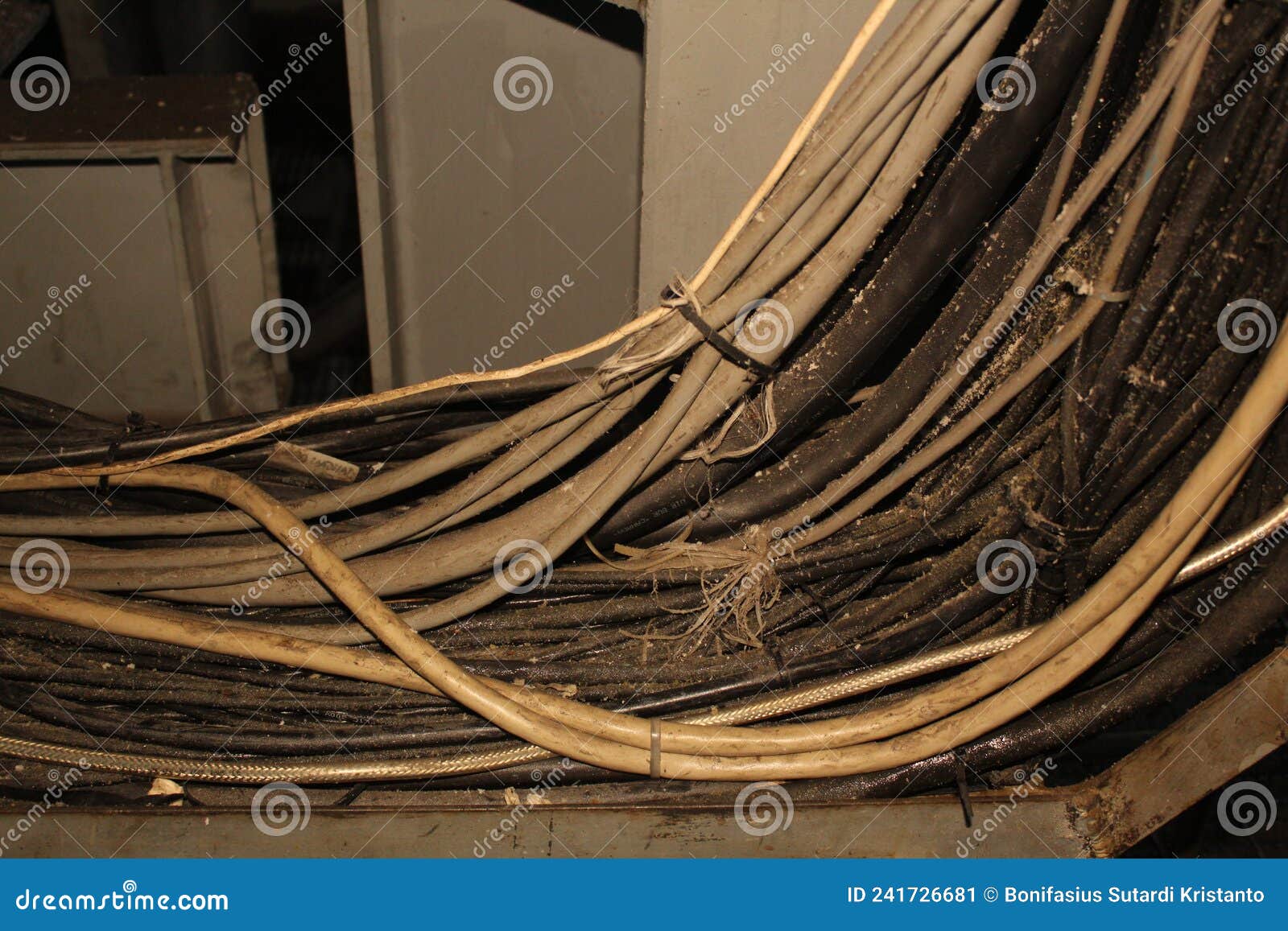Tray cable stock image. Image of iron, sculpture, floor - 241726681