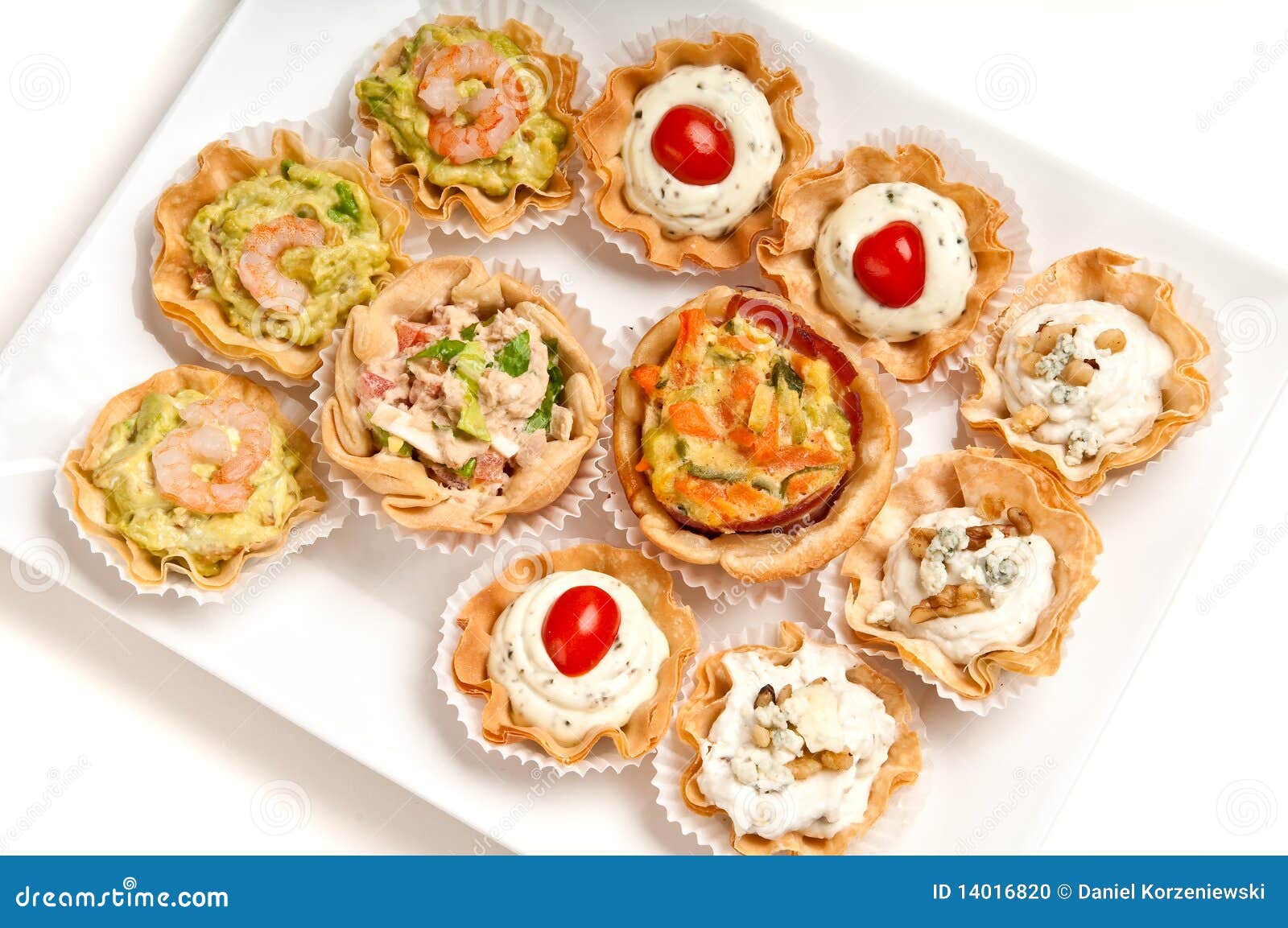 Tray of canapes stock photo. Image of buffet, antipasto - 14016820