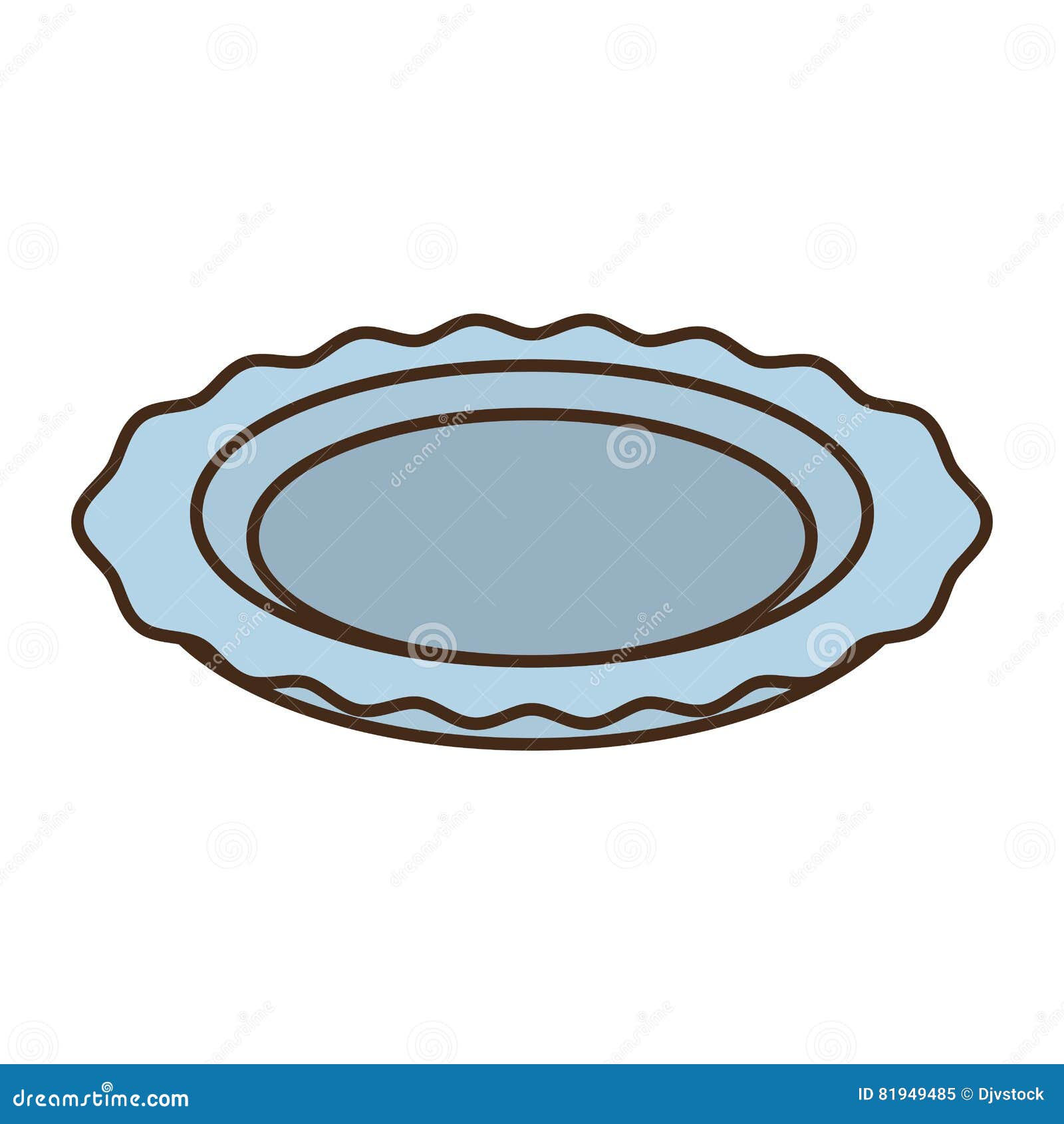 Tray Catering Food Platter Design Stock Vector - Illustration of metal ...