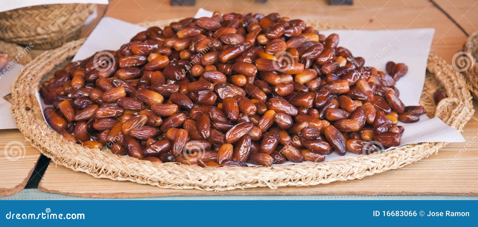 Tray of Dates in the Market Stock Photo - Image of dates, healthy: 16683066