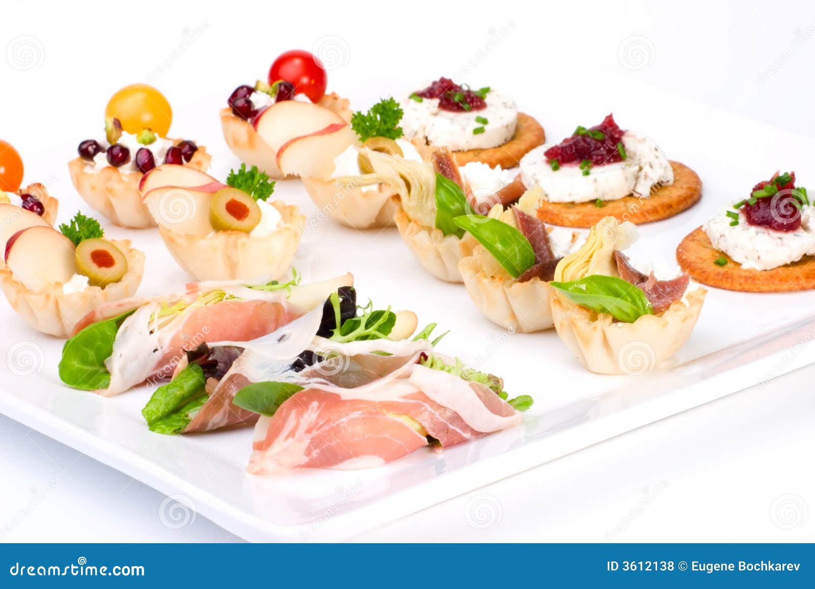 Tray Full Fresh Canapes Stock Photos - Free & Royalty-Free Stock Photos ...