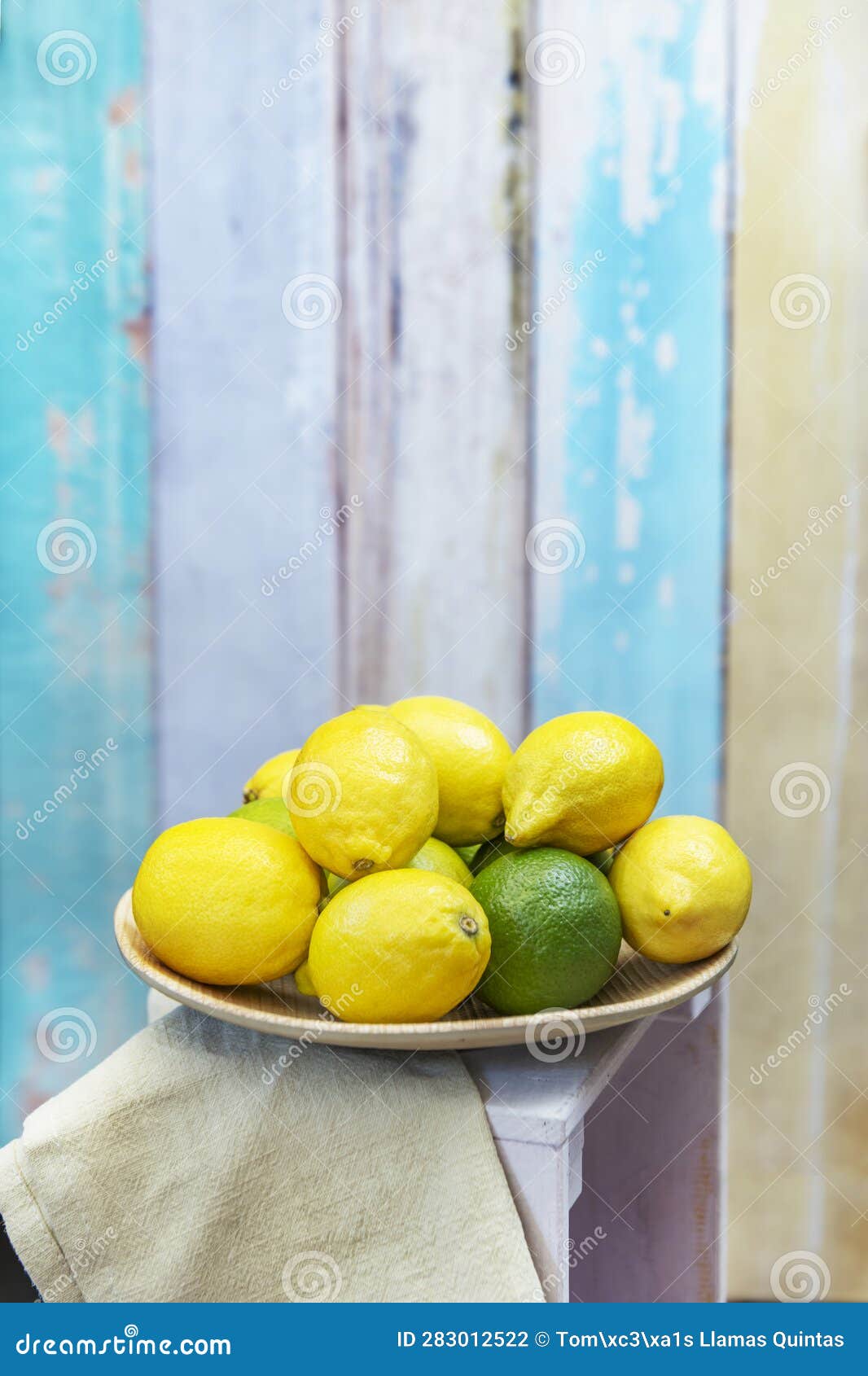 A Tray Full of Lemons and Limes Stock Photo - Image of slice ...