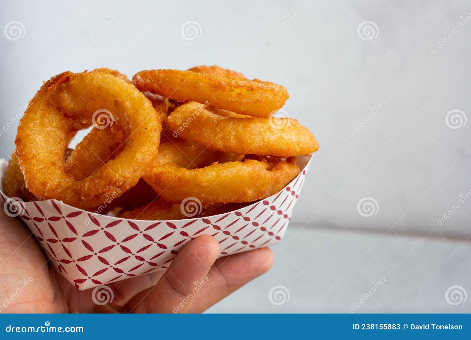Tray of onion rings stock image. Image of product, menu - 238155883