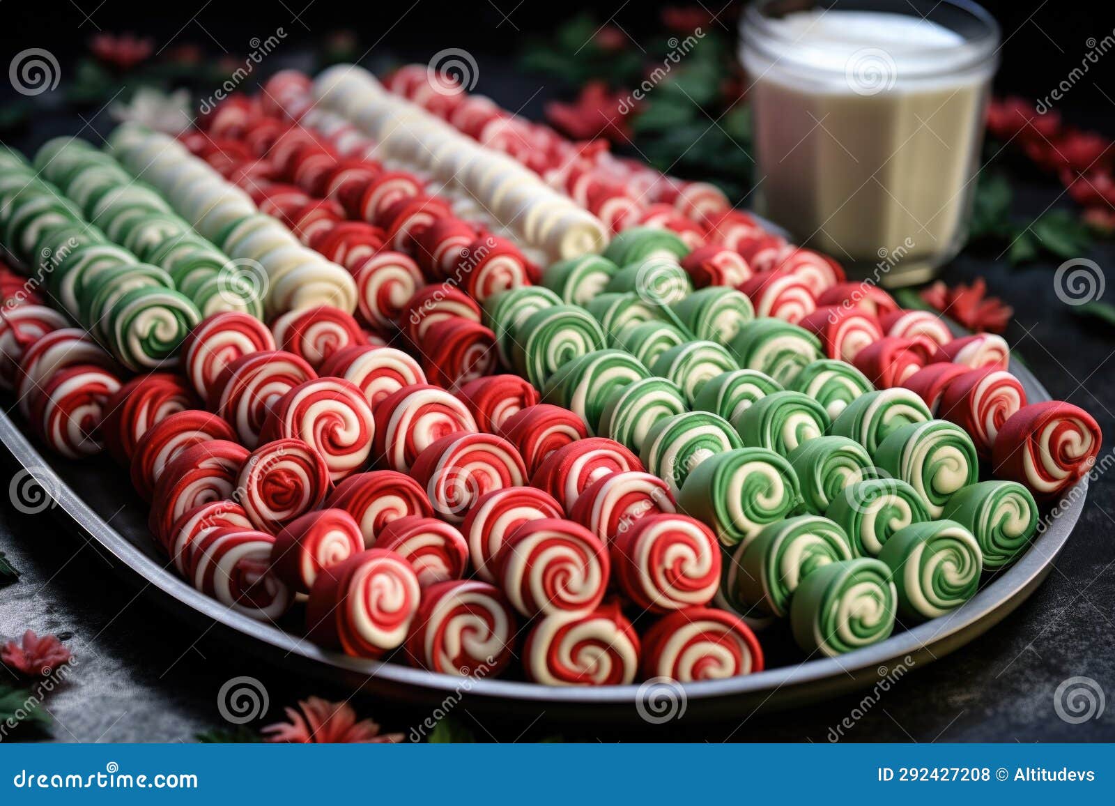 Tray of Shaped Cookies with Red, Green, and White Icing Tubes beside ...