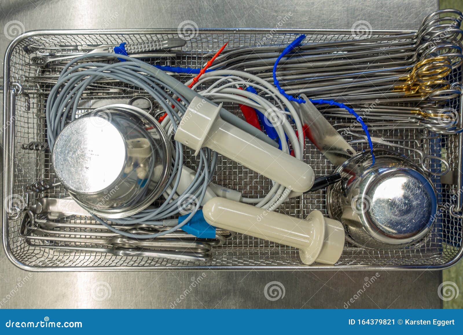 Tray for Surgical Instruments Contains Various Assorted Instruments for ...