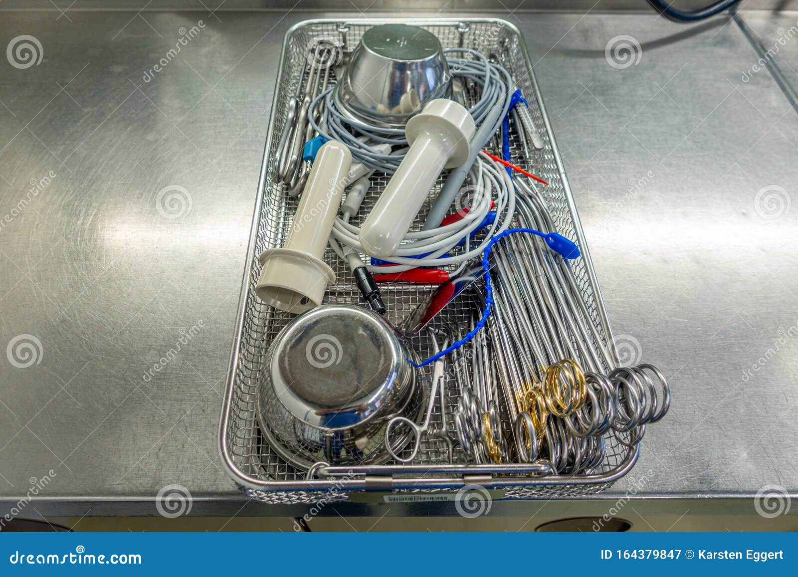 Tray for Surgical Instruments Contains Various Assorted Instruments for ...