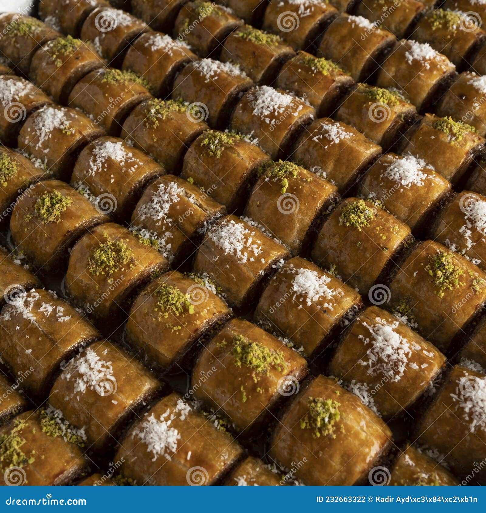 A tray of sweets stock photo. Image of baking, food - 232663322