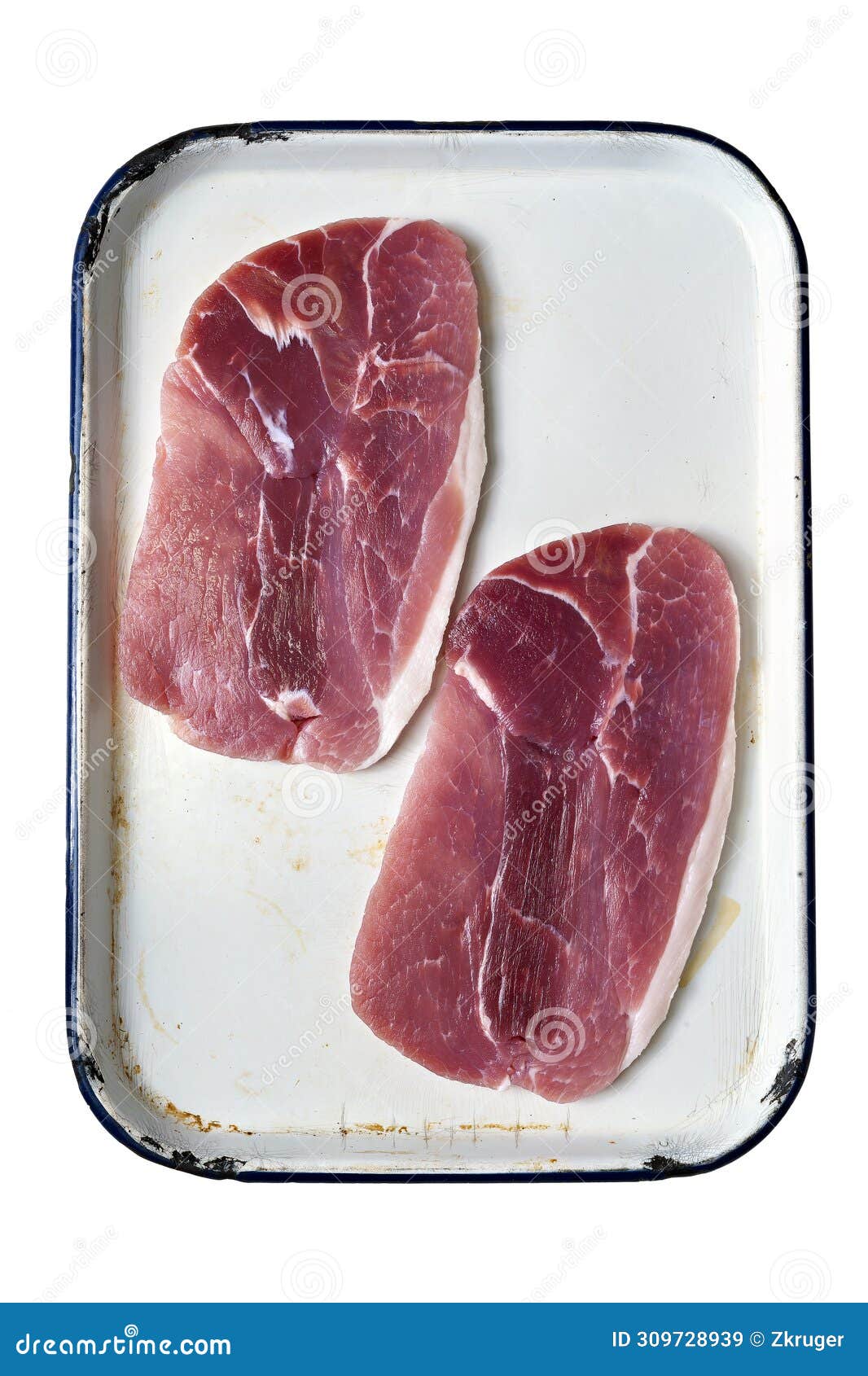 Tray of Uncooked British Gammon Steak Stock Image - Image of meat ...