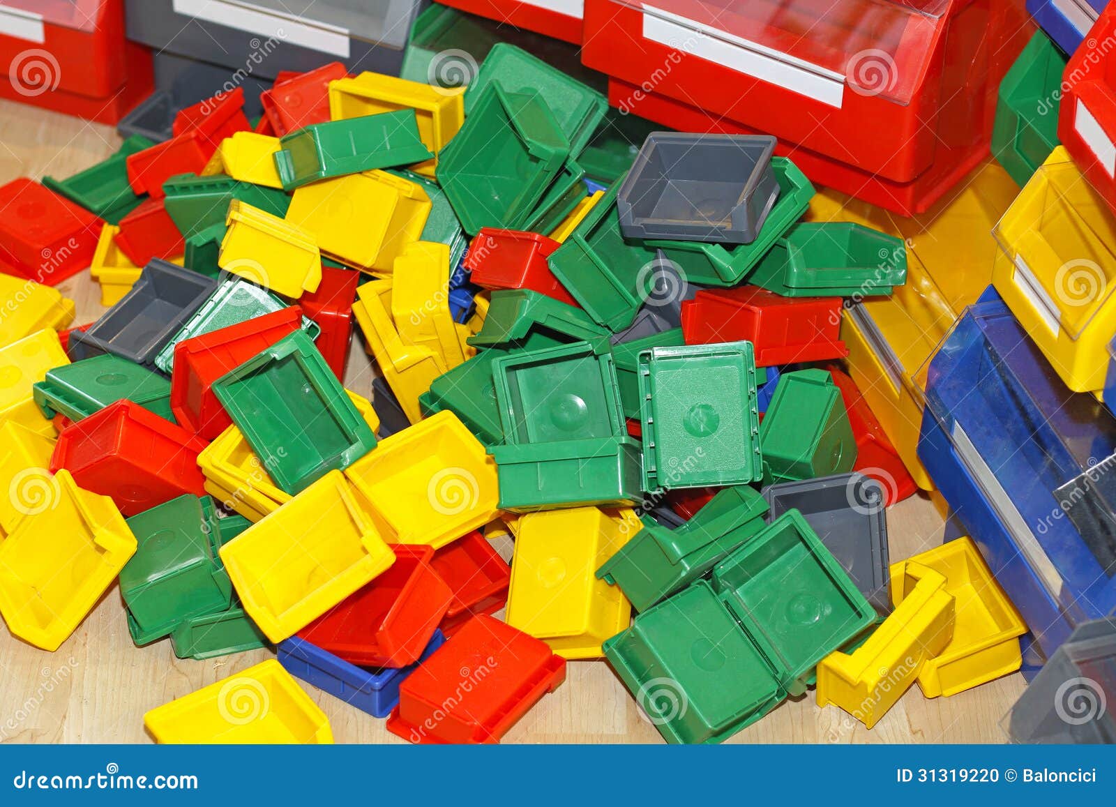 Trays and bins stock photo. Image of storage, bins, crate - 31319220