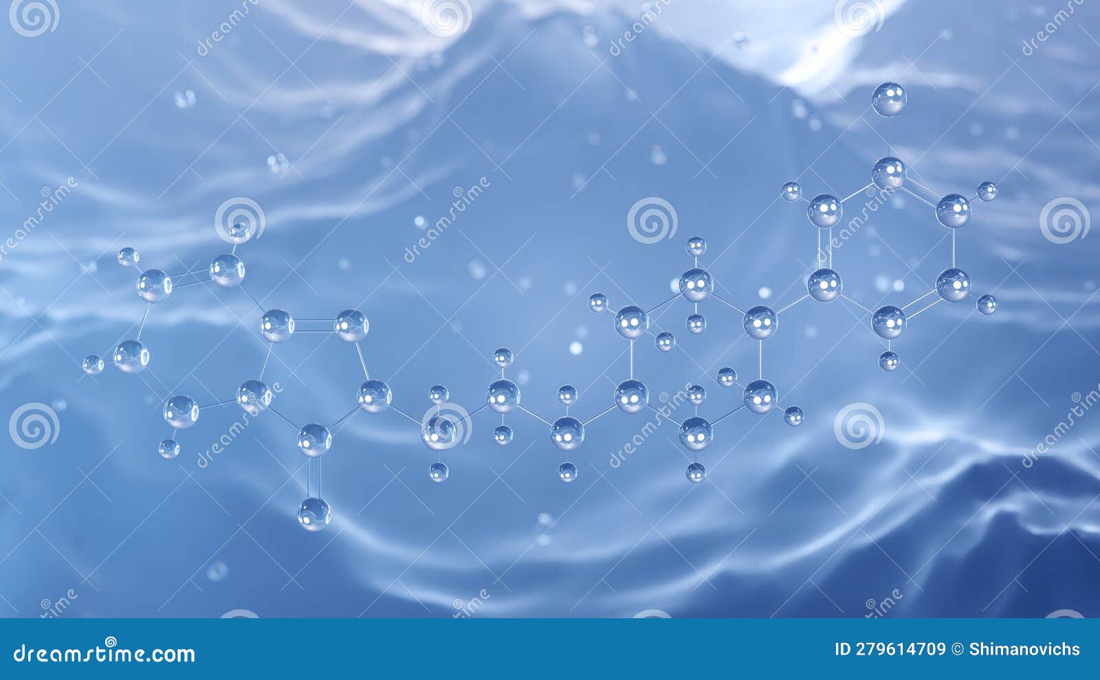 Trazodone Molecular Structure, 3d Model Molecule, Antidepressant ...