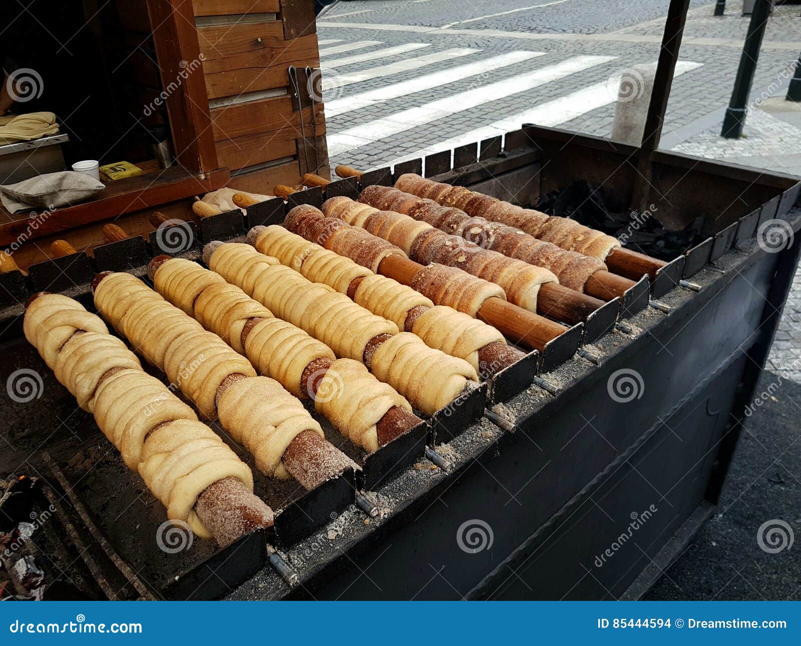 Trdelnik photo stock. Image du europe, hiver, mémoires - 85444594