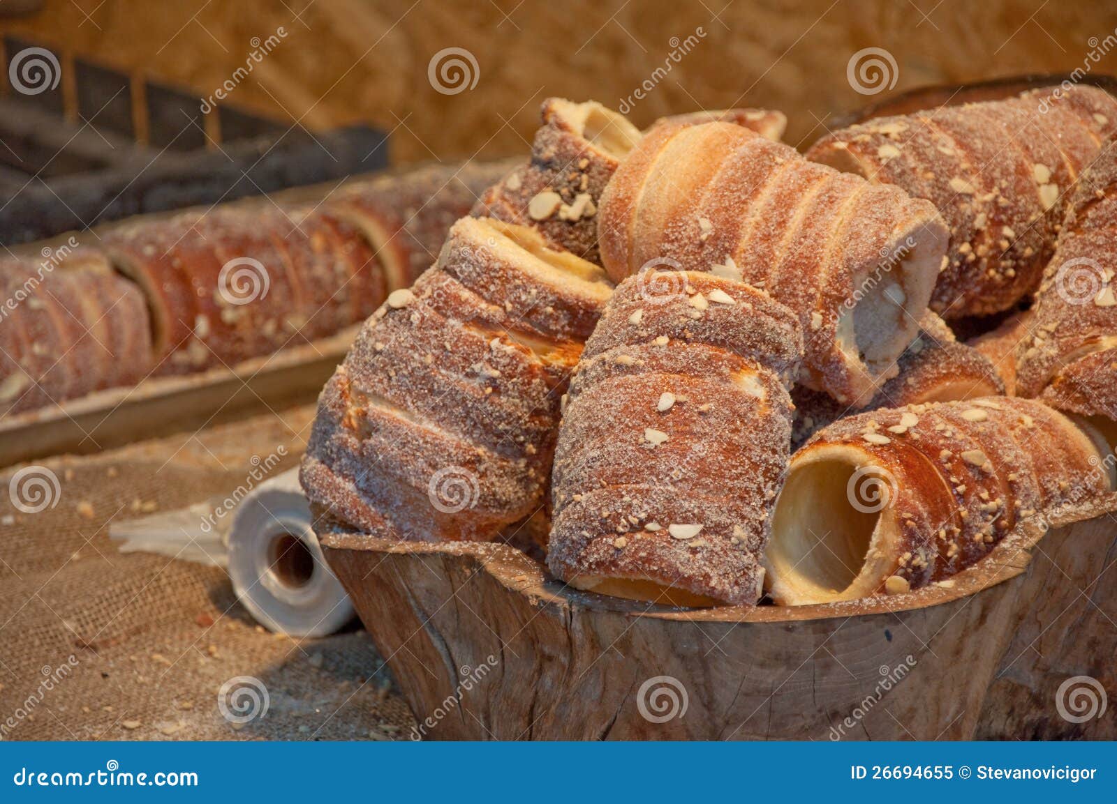 Trdelnik, czech cuisine stock image. Image of food, czech - 26694655