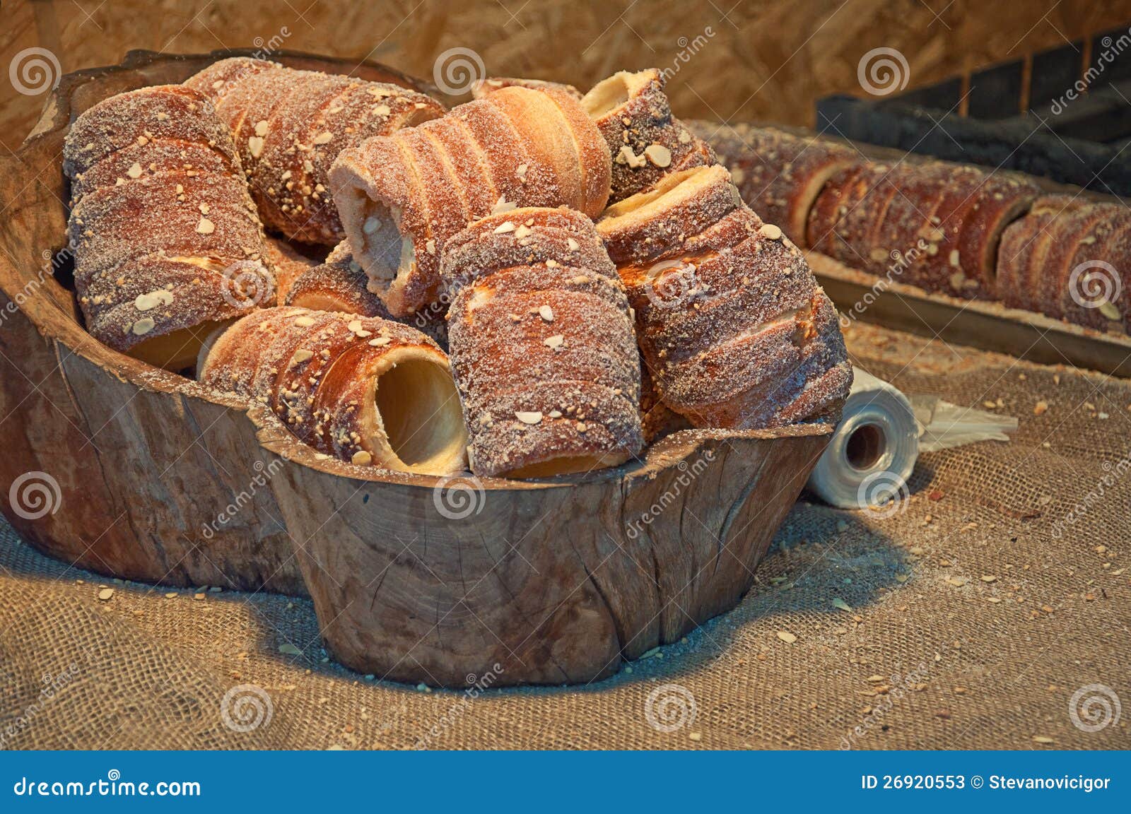 Trdelnik, czech cuisine stock image. Image of nutrition - 26920553