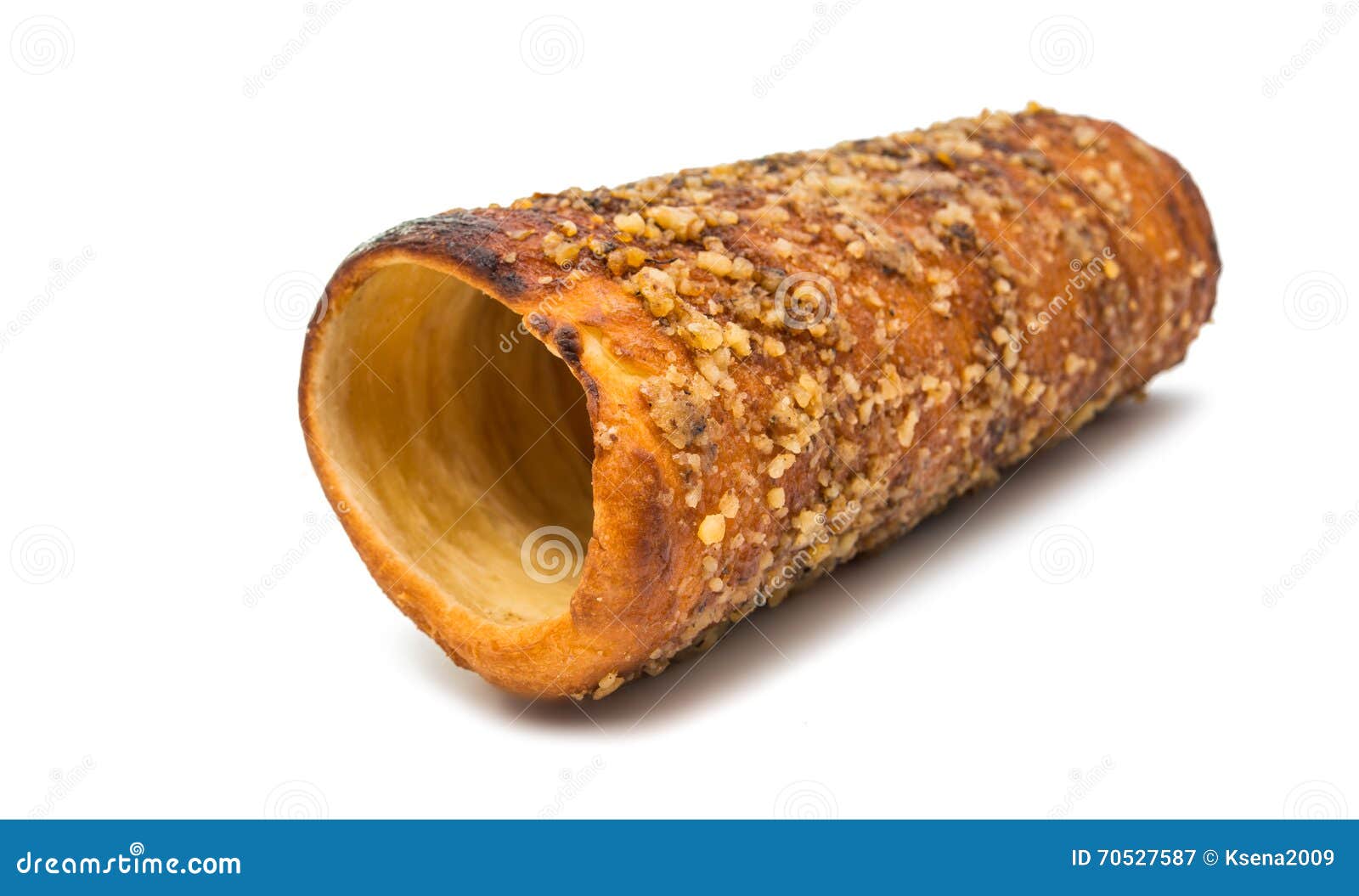 Trdelnik Tscheche Lokalisierte Stockbild - Bild von gastronomie ...