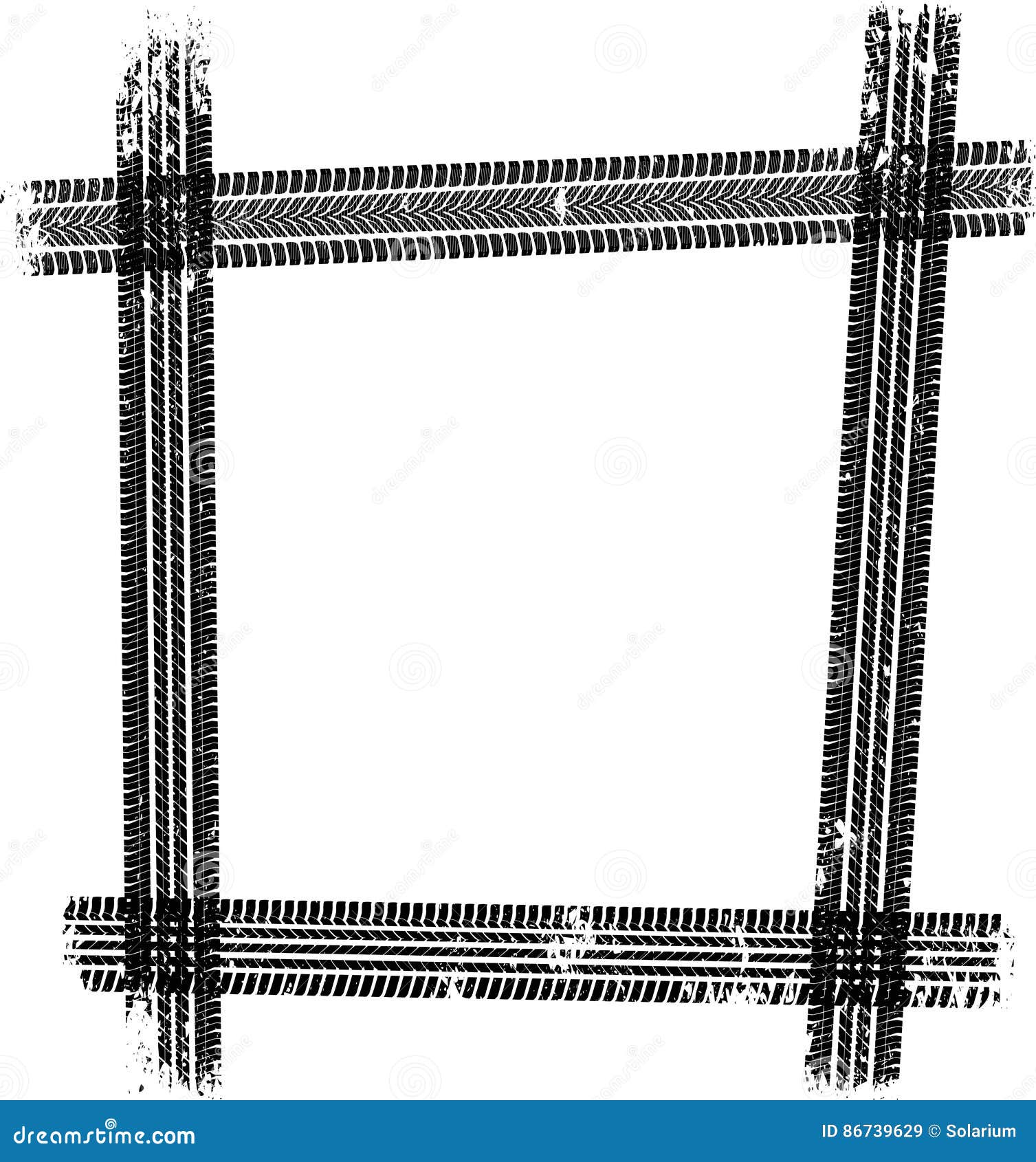 Tread stock vector. Illustration of border, trace, traction - 86739629