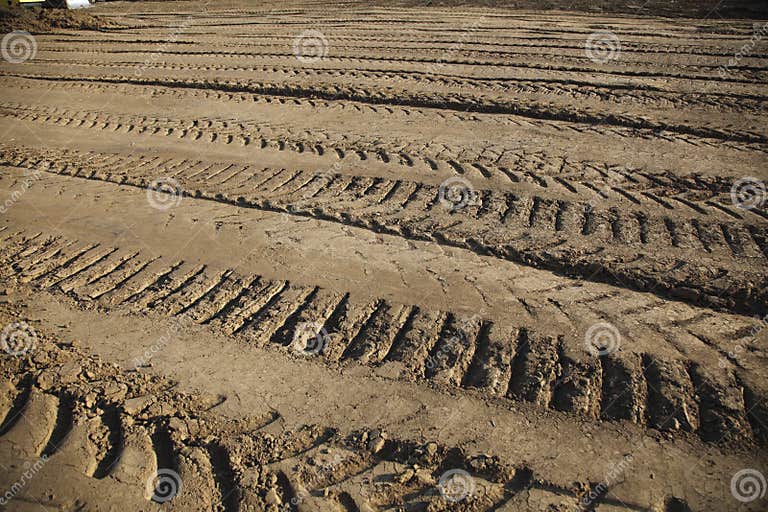 Tread marks in dirt stock image. Image of marked, marks - 16750695
