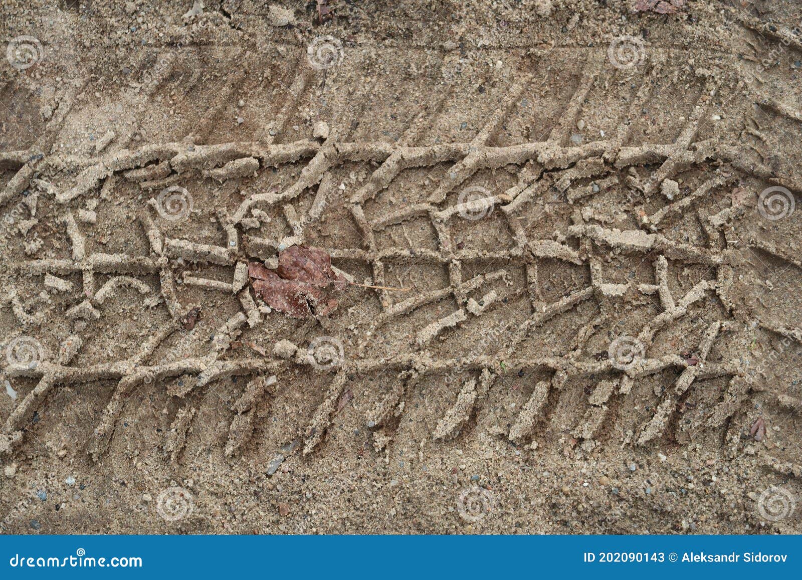Tread Marks on Sandy Ground, Background Stock Image - Image of site ...