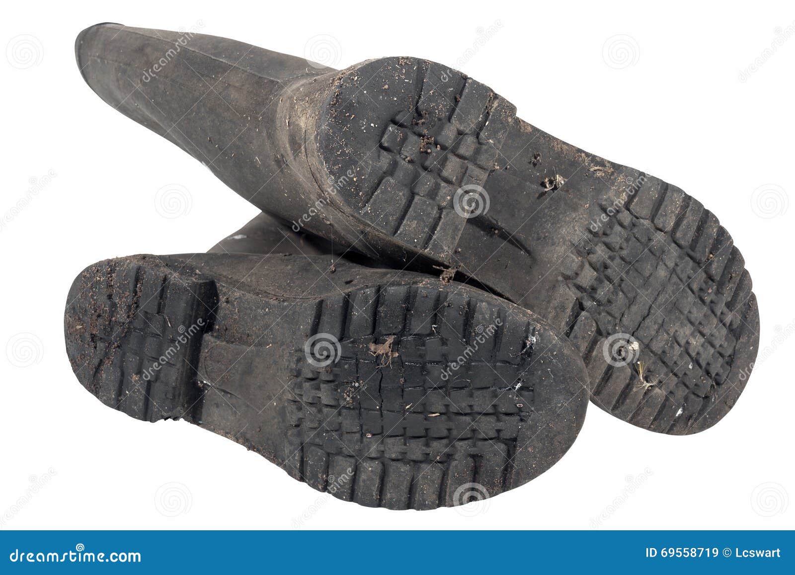 Tread Pattern on Sole of Dirty Wellington Boots Stock Image - Image of ...