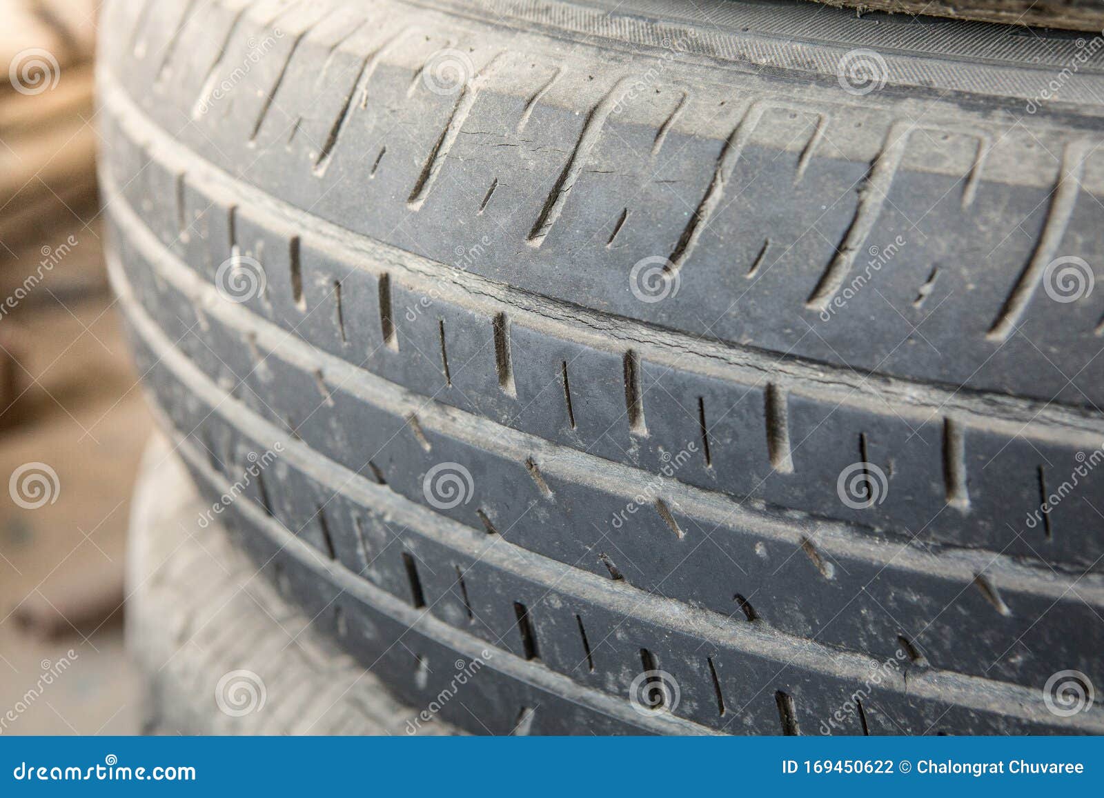 Tread Pattern on the Wheel Texture Background Stock Photo - Image of ...