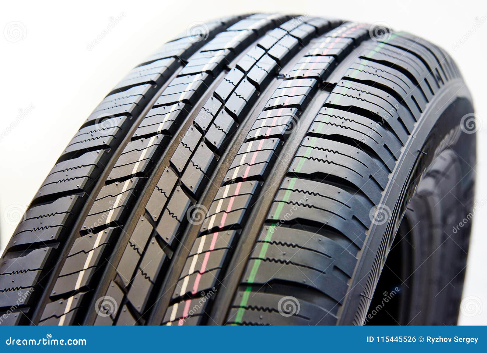Tread Pattern on Wheels Tire Stock Photo - Image of transport, vehicle ...