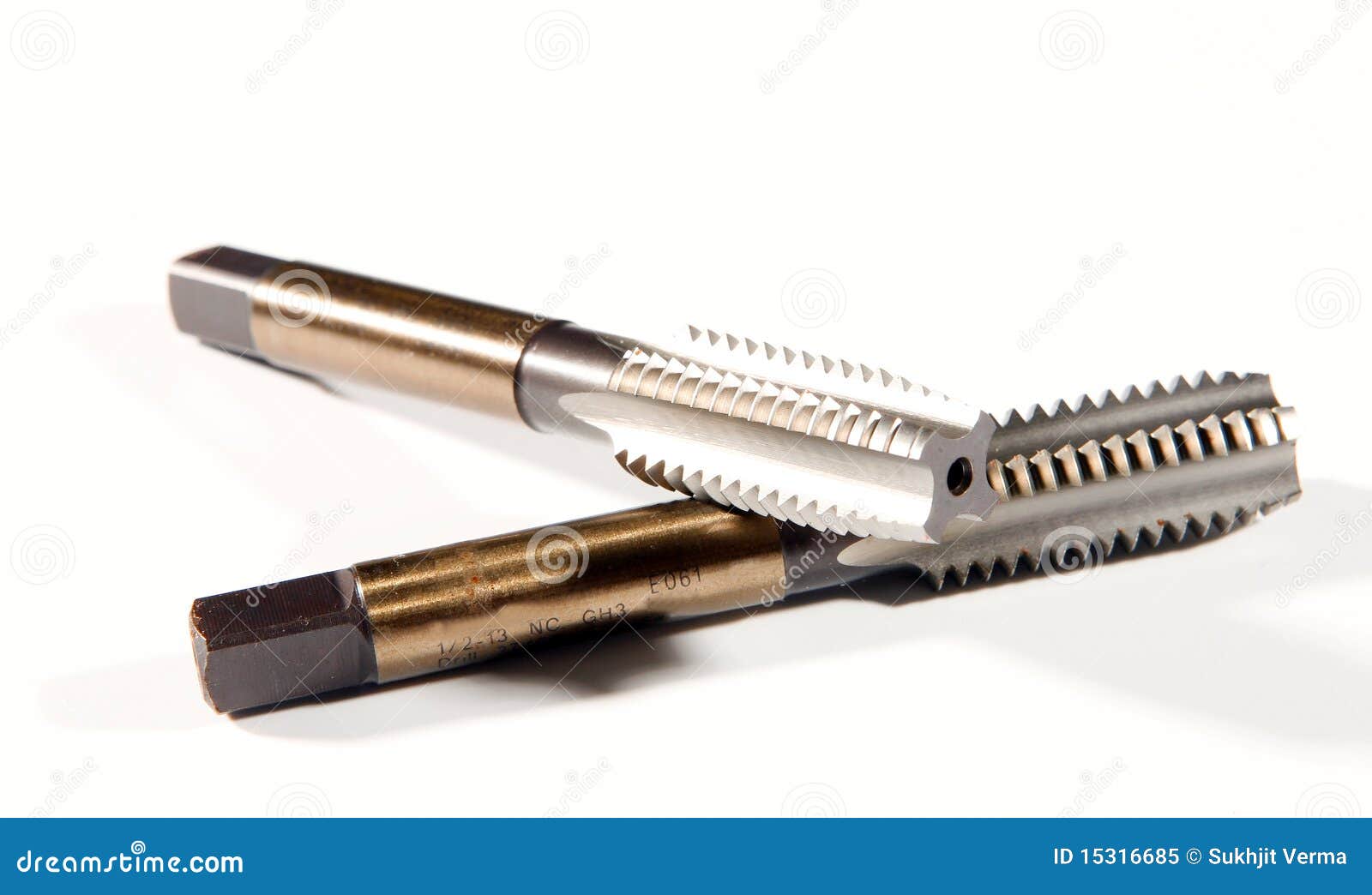 Treaded tap stock image. Image of handyman, threading - 15316685