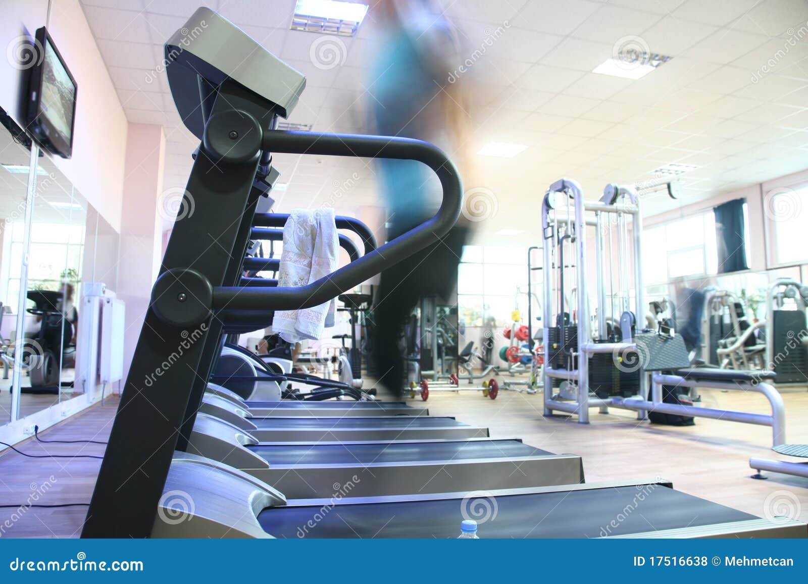 Treadmill stock photo. Image of relaxation, selective - 17516638