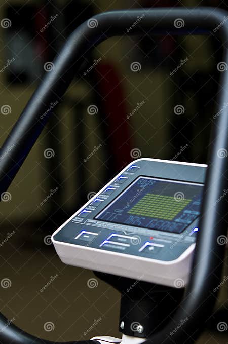 Treadmill control panel stock photo. Image of sports - 28917296