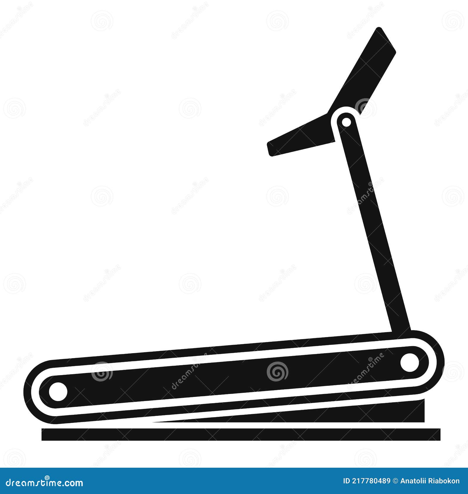 Treadmill Icon, Simple Style Stock Vector - Illustration of jogging ...