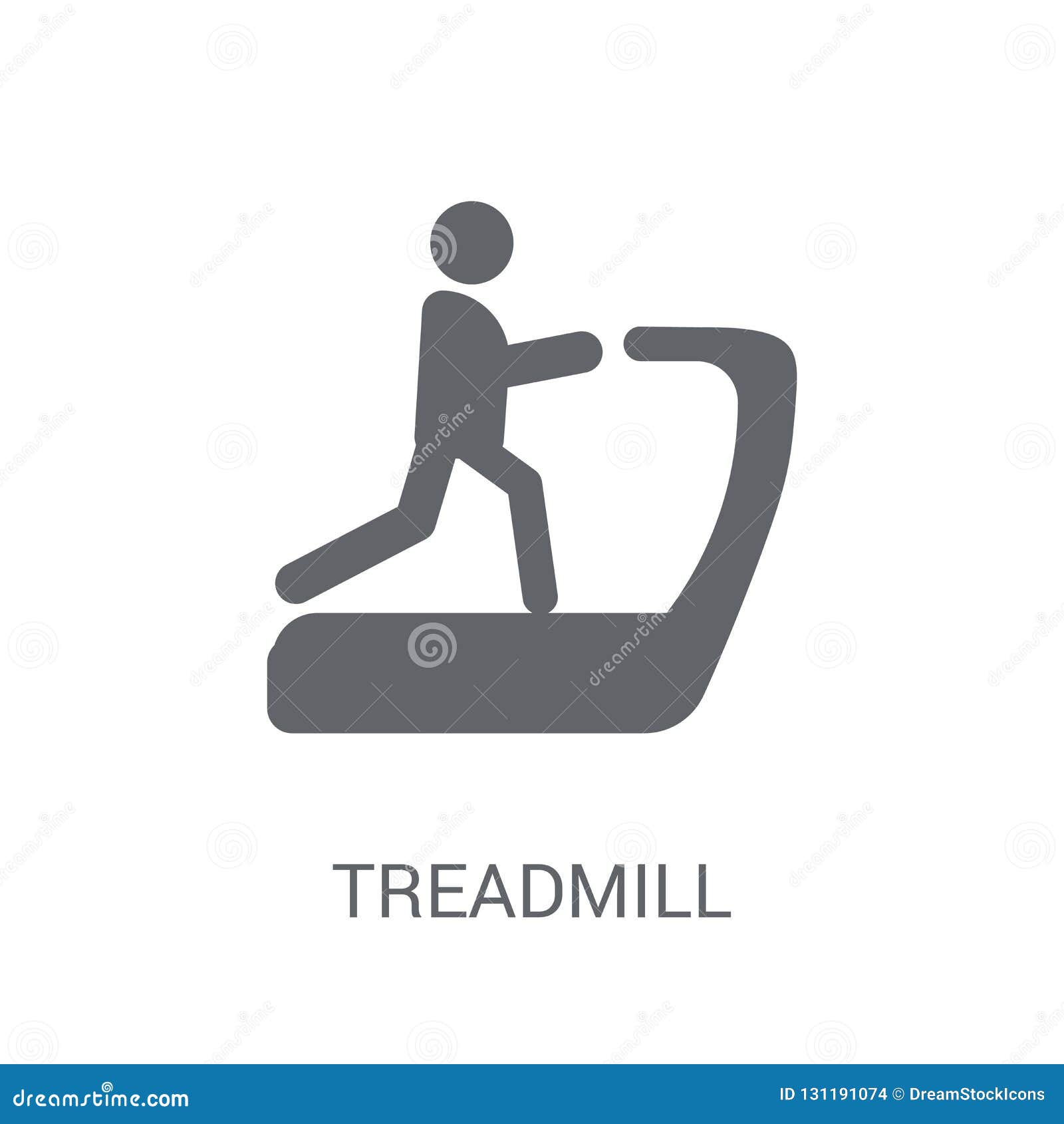 Treadmill Icon. Trendy Treadmill Logo Concept on White Background from ... Treadmill Icon. Trendy Treadmill Logo Concept on White Background from ...