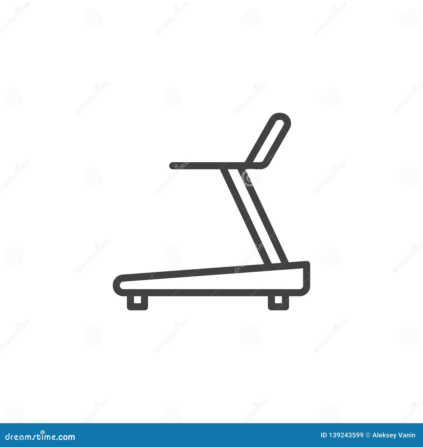 Treadmill Machine Line Icon Stock Vector - Illustration of running ... Treadmill Machine Line Icon Stock Vector - Illustration of running ...