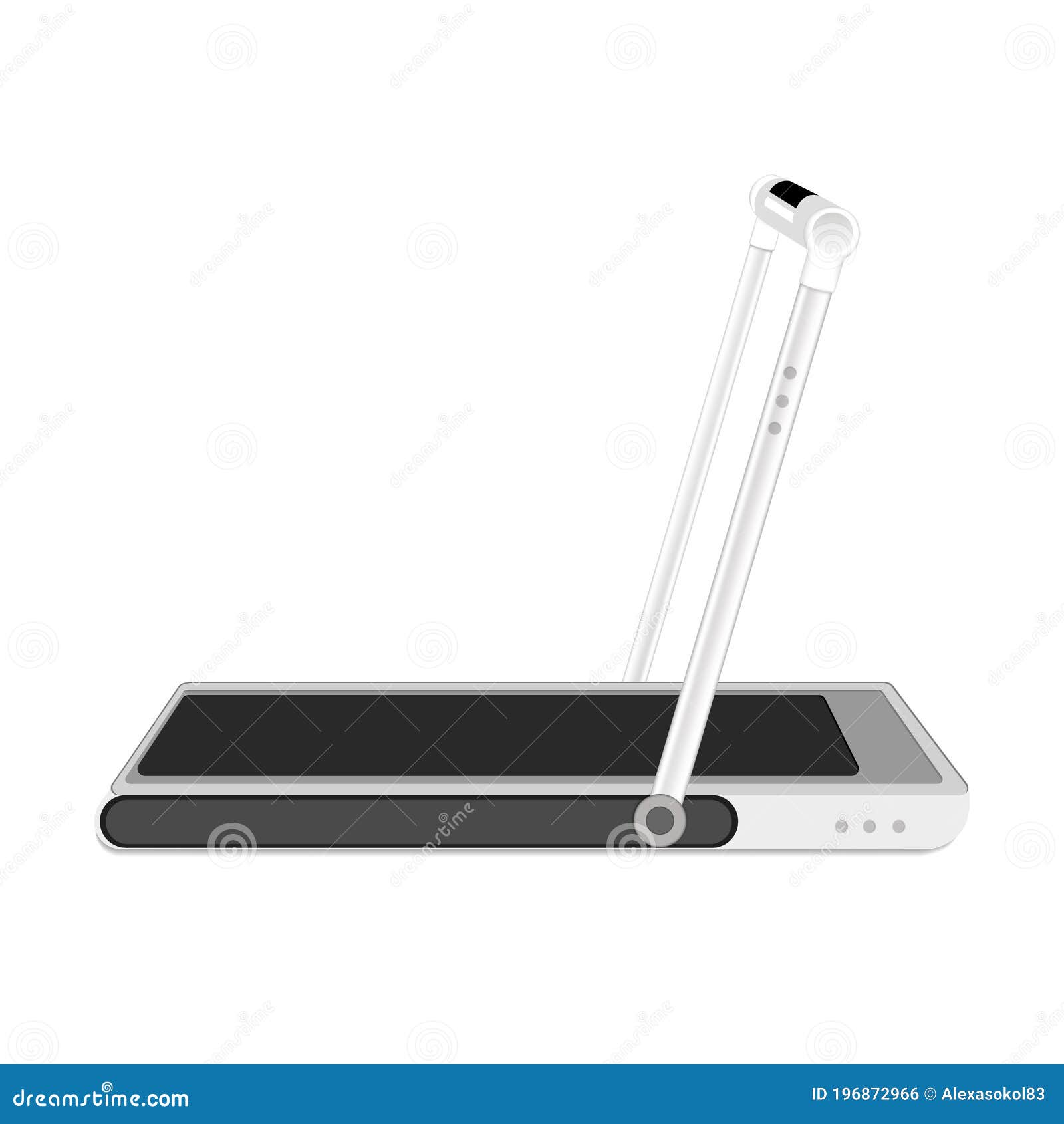 Treadmill Realistic Vector Illustration Isolated. Stock Vector ...