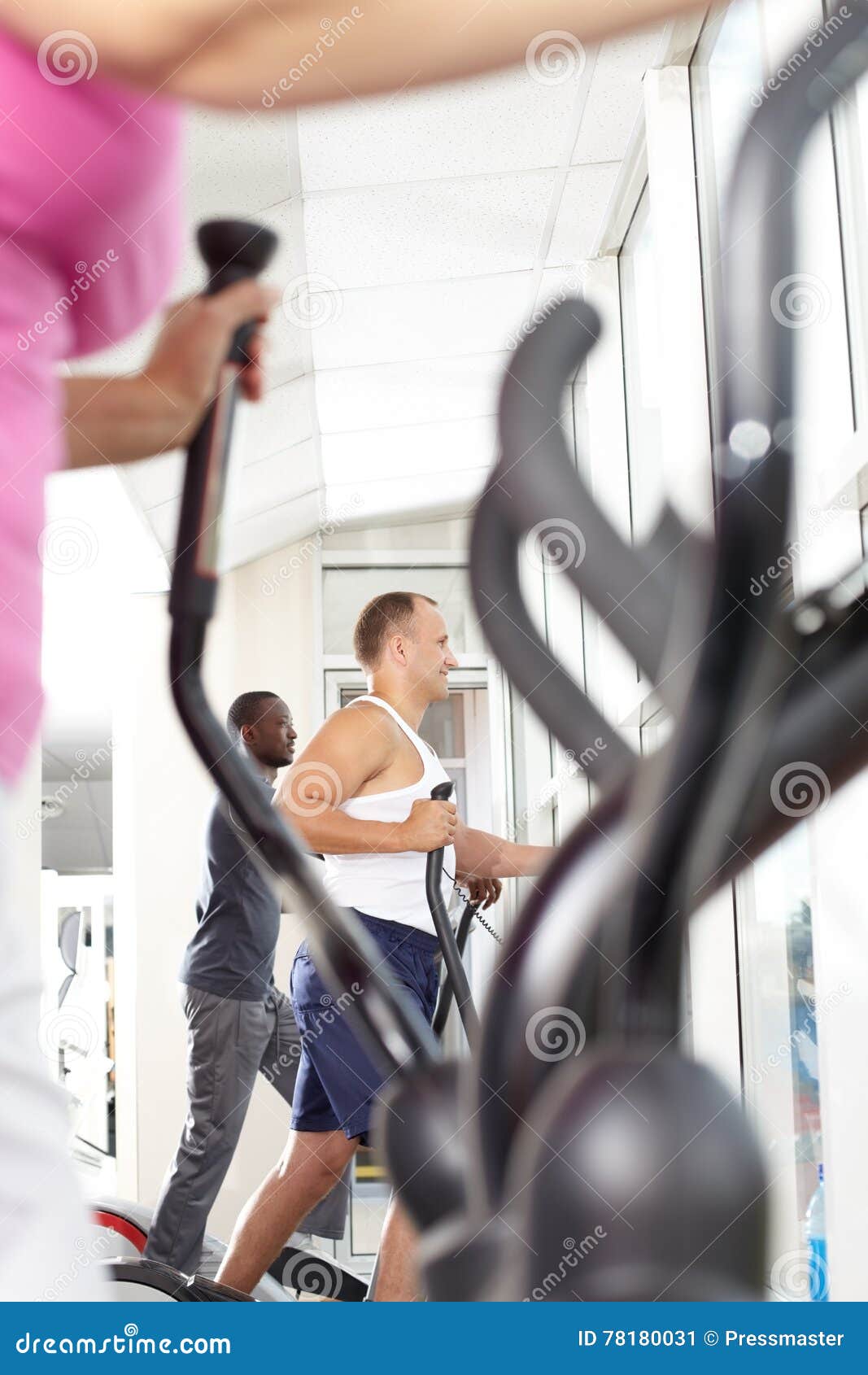 Treadmill running stock image. Image of wellbeing, healthy - 78180031