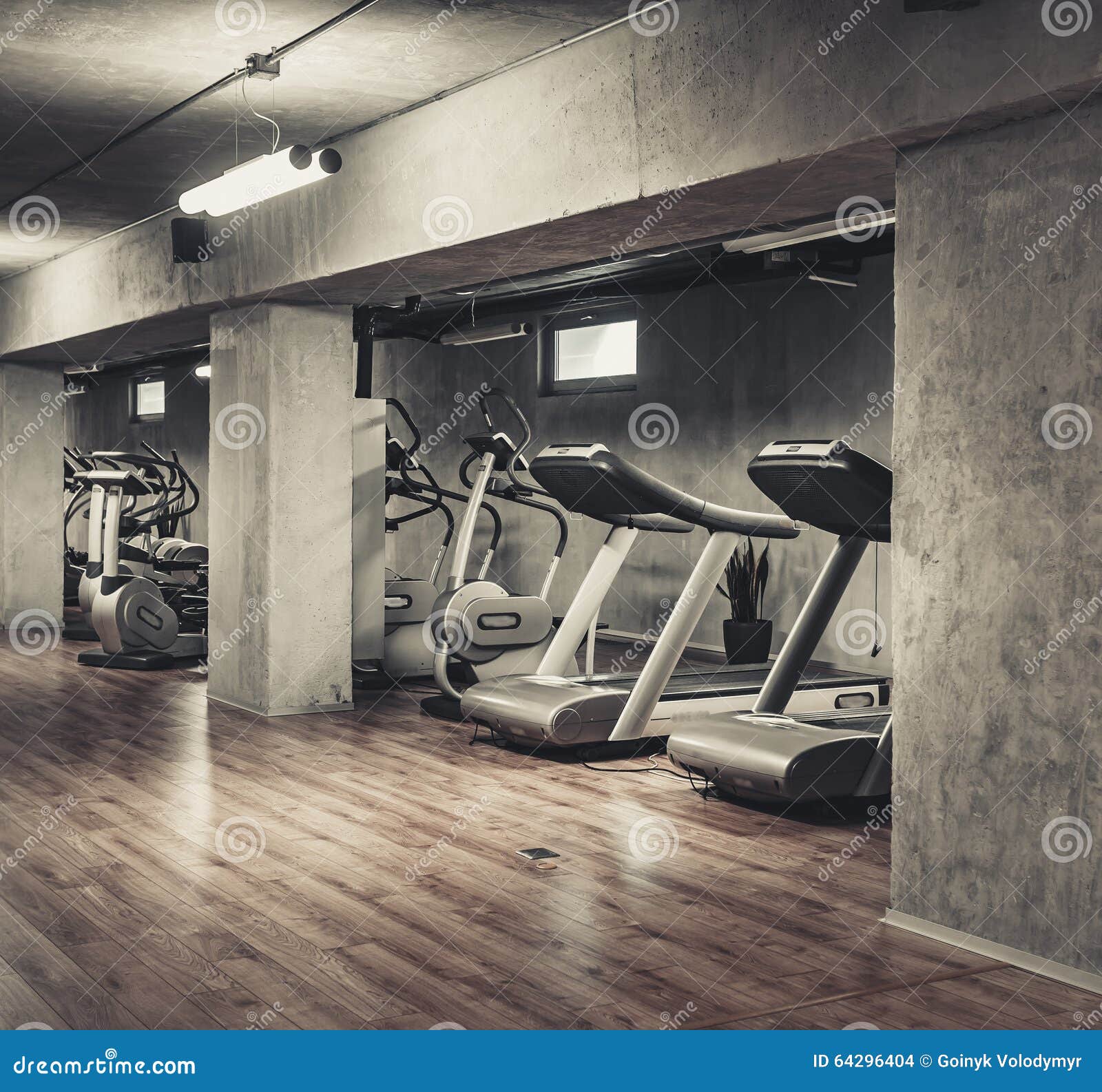 Man Standing On Treadmills Escalator Stairway With Soft Motion Stock ...