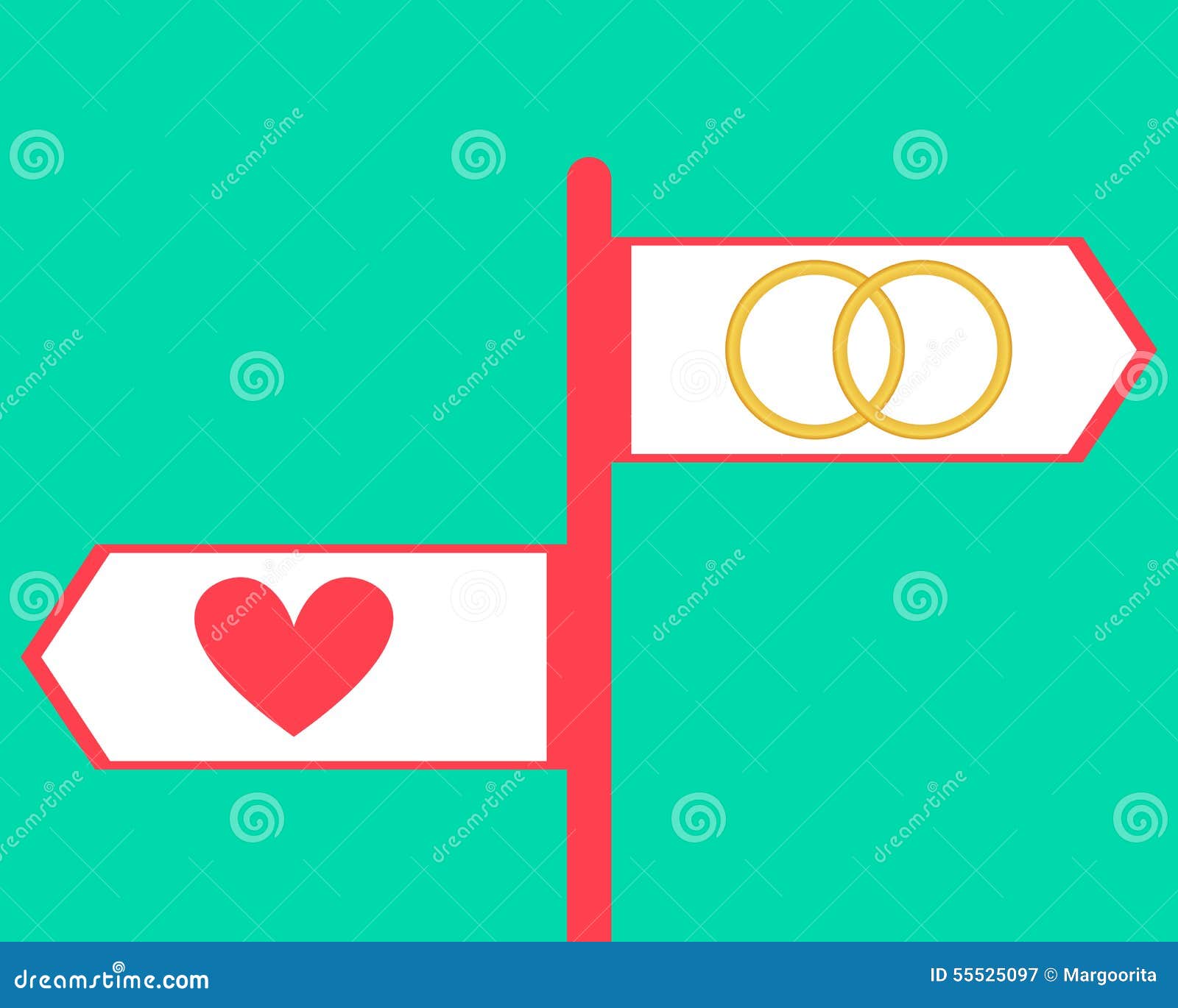 Treason stock vector. Illustration of choice, heart, ring - 55525097