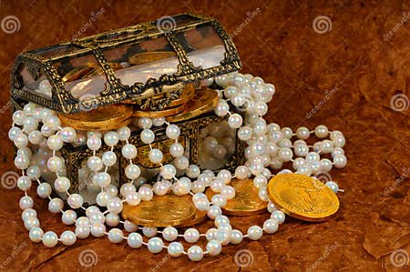 Treasure stock image. Image of chest, financial, treasure - 434975