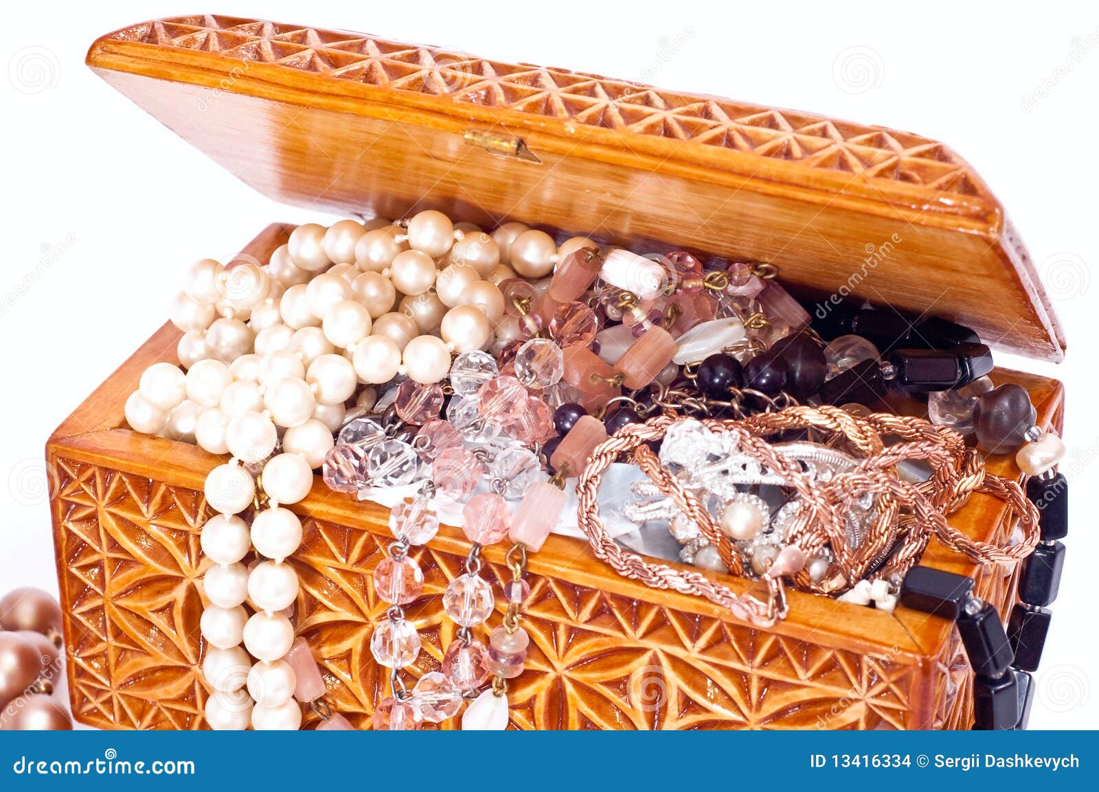 Treasure in box stock photo. Image of gift, gold, decoration - 13416334