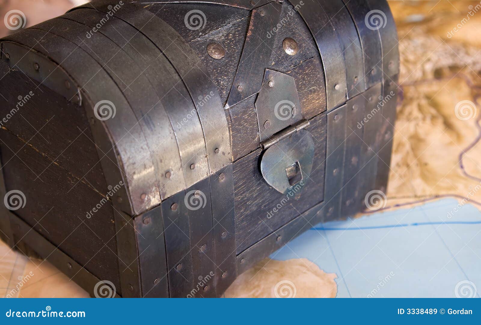 Treasure box stock image. Image of finance, vintage, success - 3338489