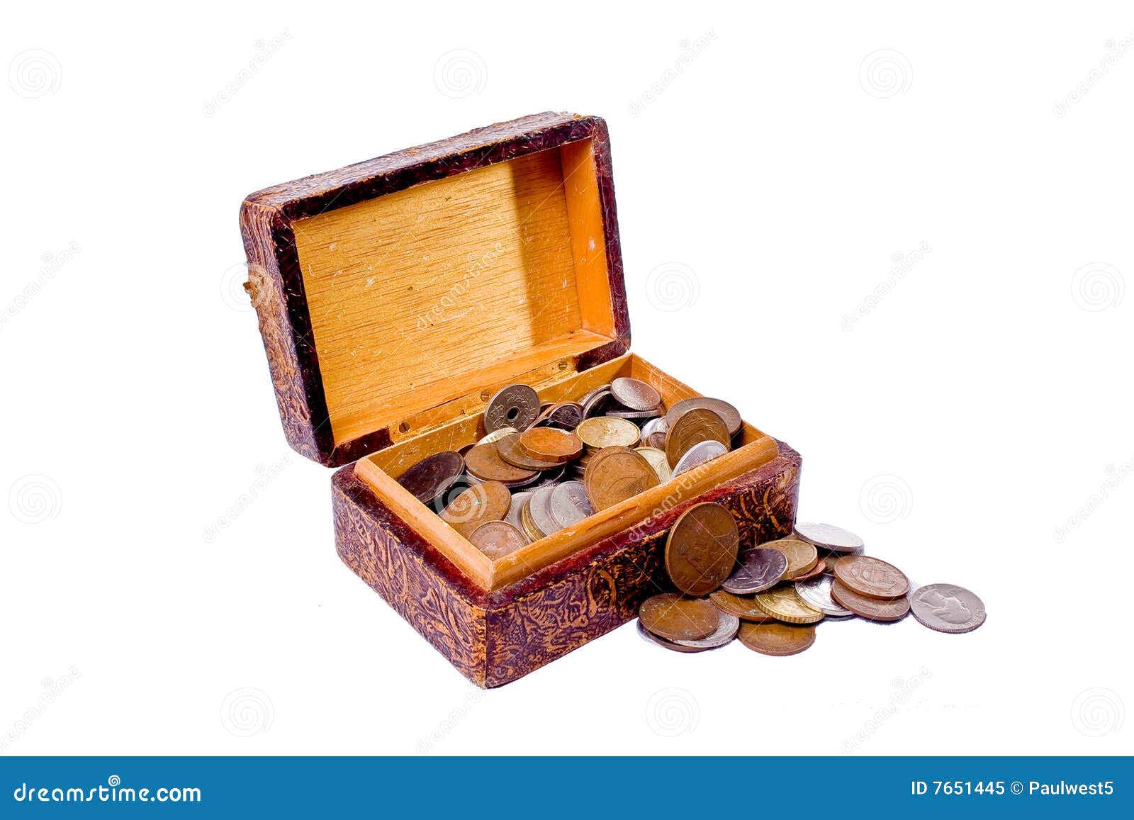 Treasure box stock image. Image of credit, treasure, assorted - 7651445