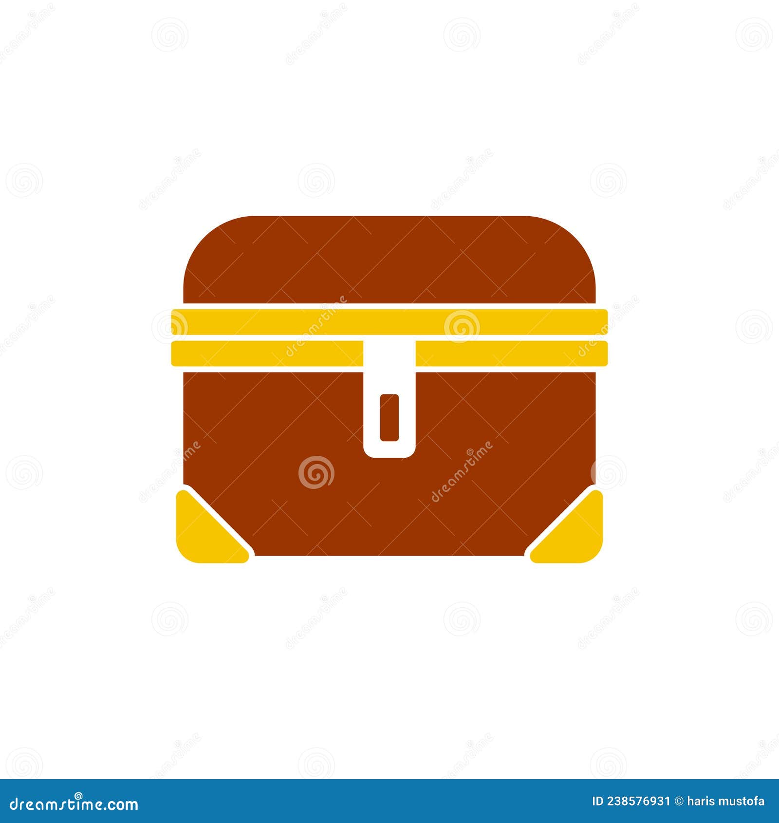 Treasure Box Icon Design Template Vector Isolated Stock Vector ...