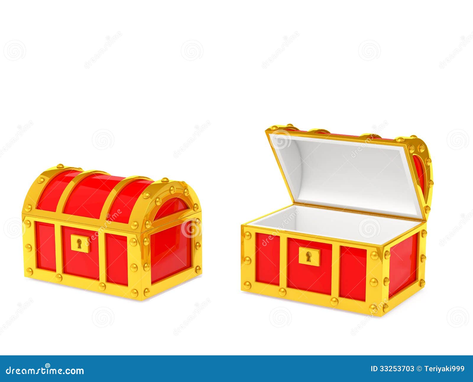 Treasure box stock illustration. Illustration of storage - 33253703