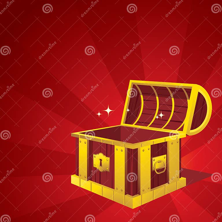 Treasure Chest stock vector. Illustration of 2000s, shot - 10221932