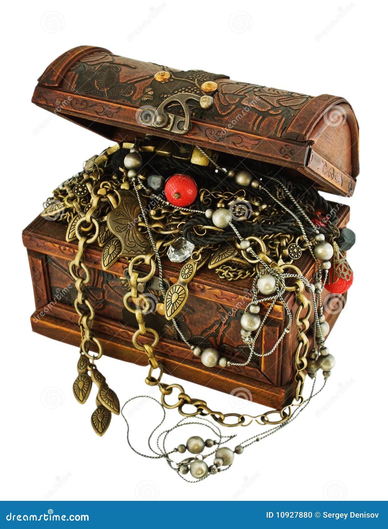 Treasure chest stock photo. Image of communication, chain - 10927880