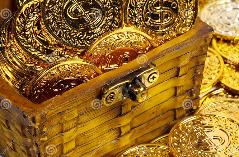 Treasure Chest stock image. Image of money, treasure, rich - 143733