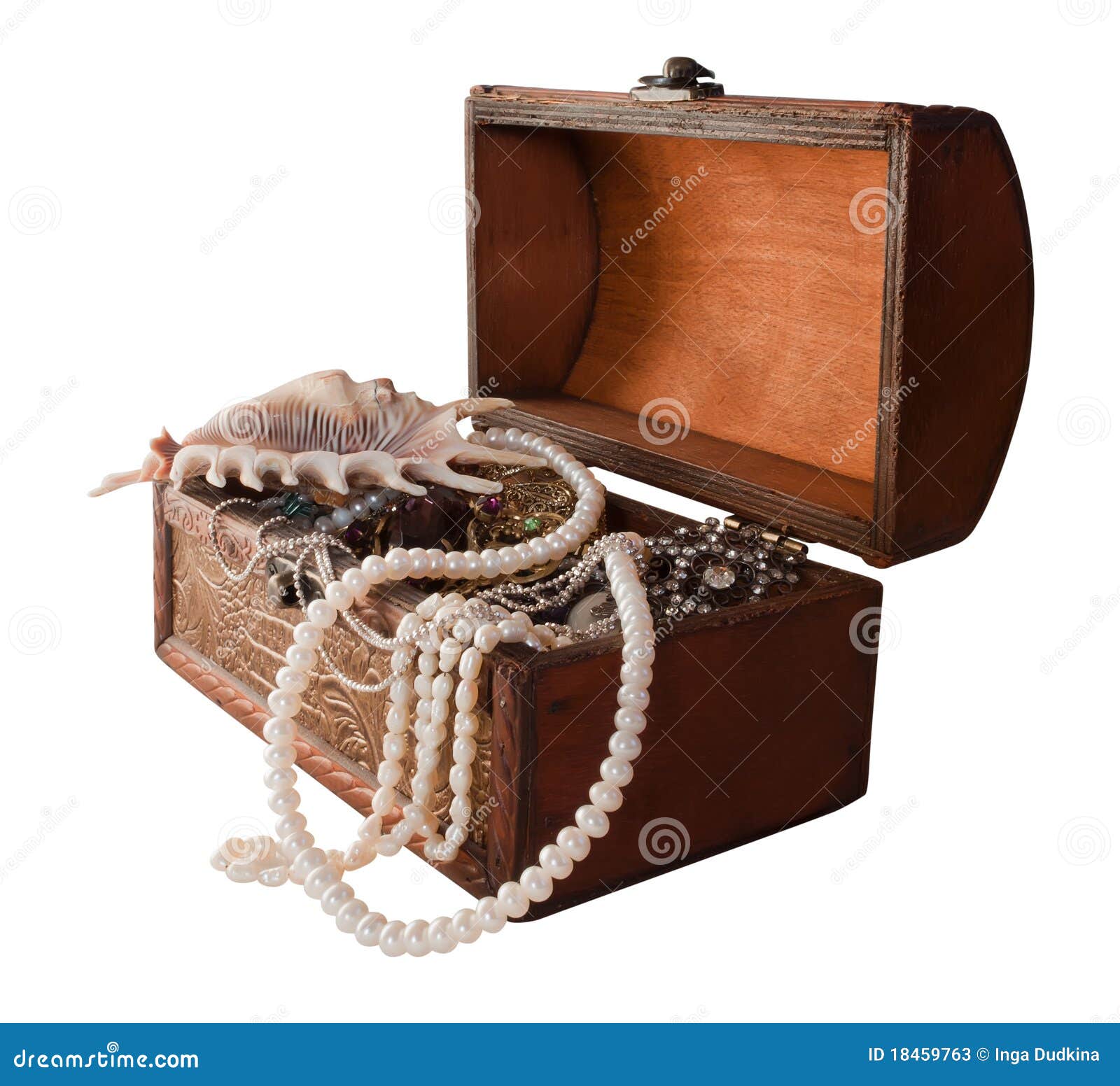 Treasure chest stock image. Image of jewelry, jewelery - 18459763