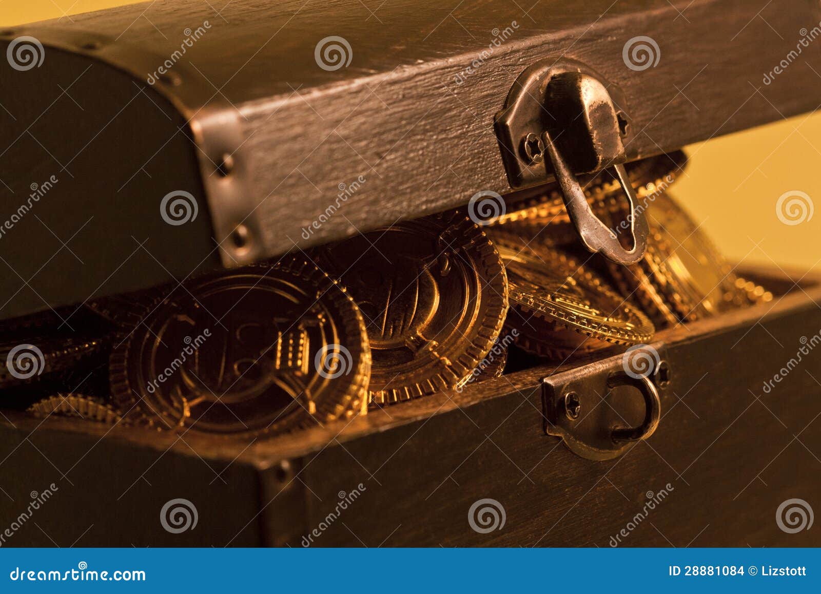Treasure Chest stock photo. Image of money, makebelieve - 28881084