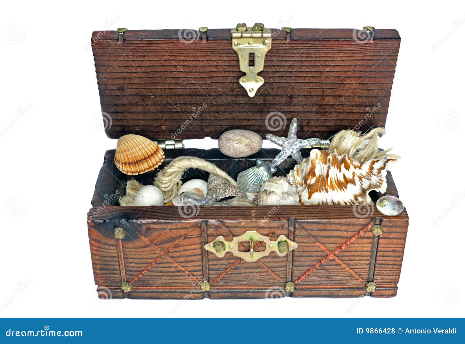 Treasure chest stock photo. Image of container, precious - 9866428